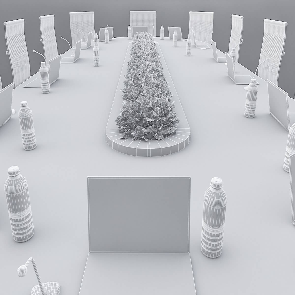 Meeting Table 02 - 3D Model by nvere