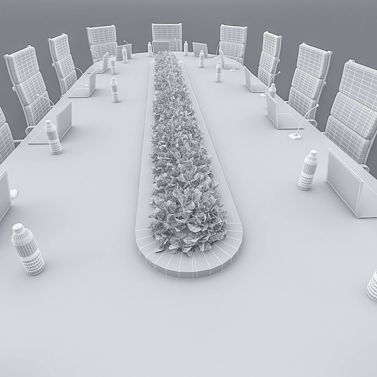 Meeting Table 04 - 3D Model by nvere