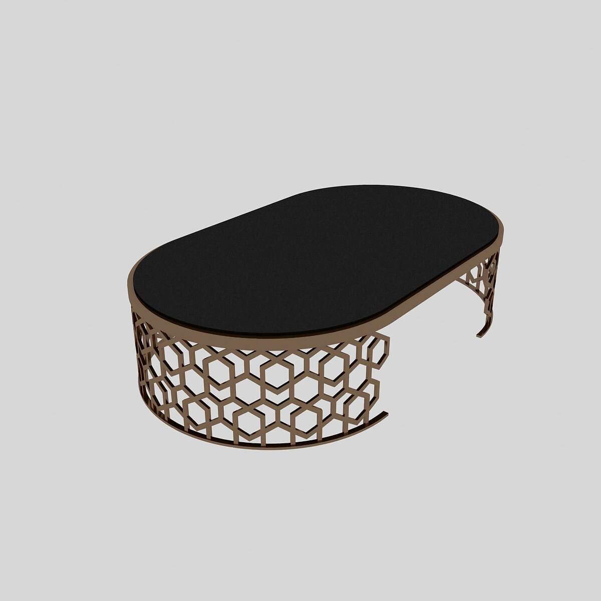 Metal Table 2 - 3D Model by nvere
