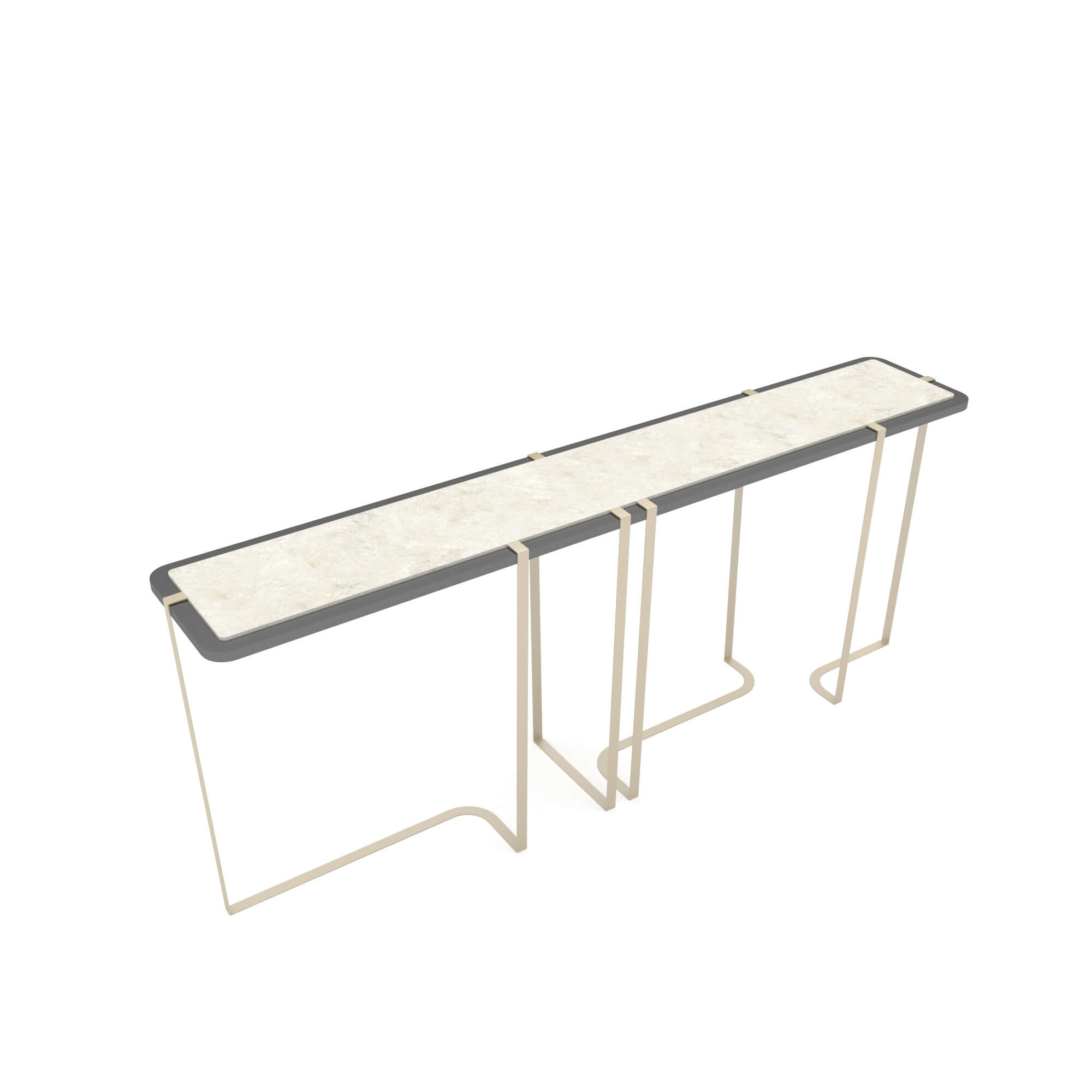 Modern Design Coffee Table Low Poly 3D Model by nvere