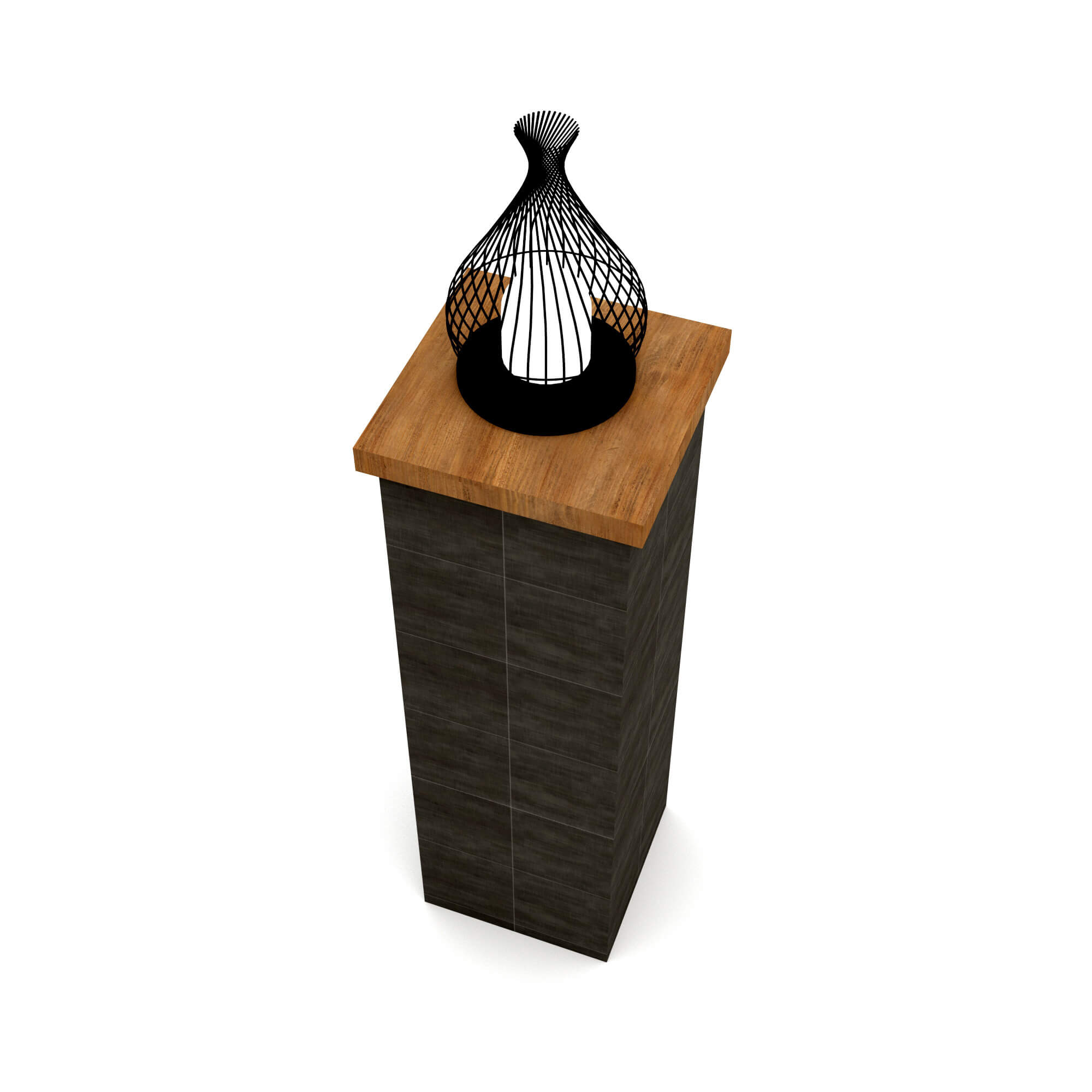 Modern Garden Wall Lighting - 3D Model by nvere