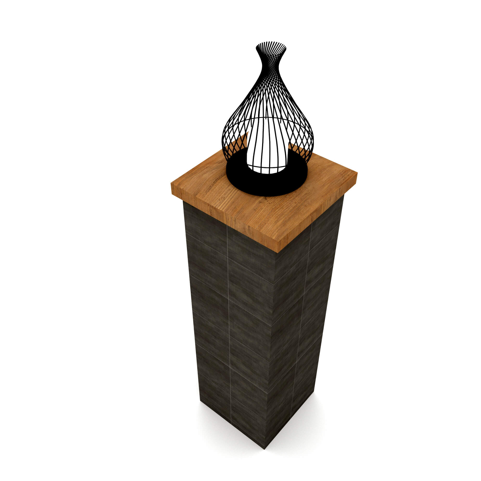 Modern Garden Wall Lighting - 3D Model by nvere