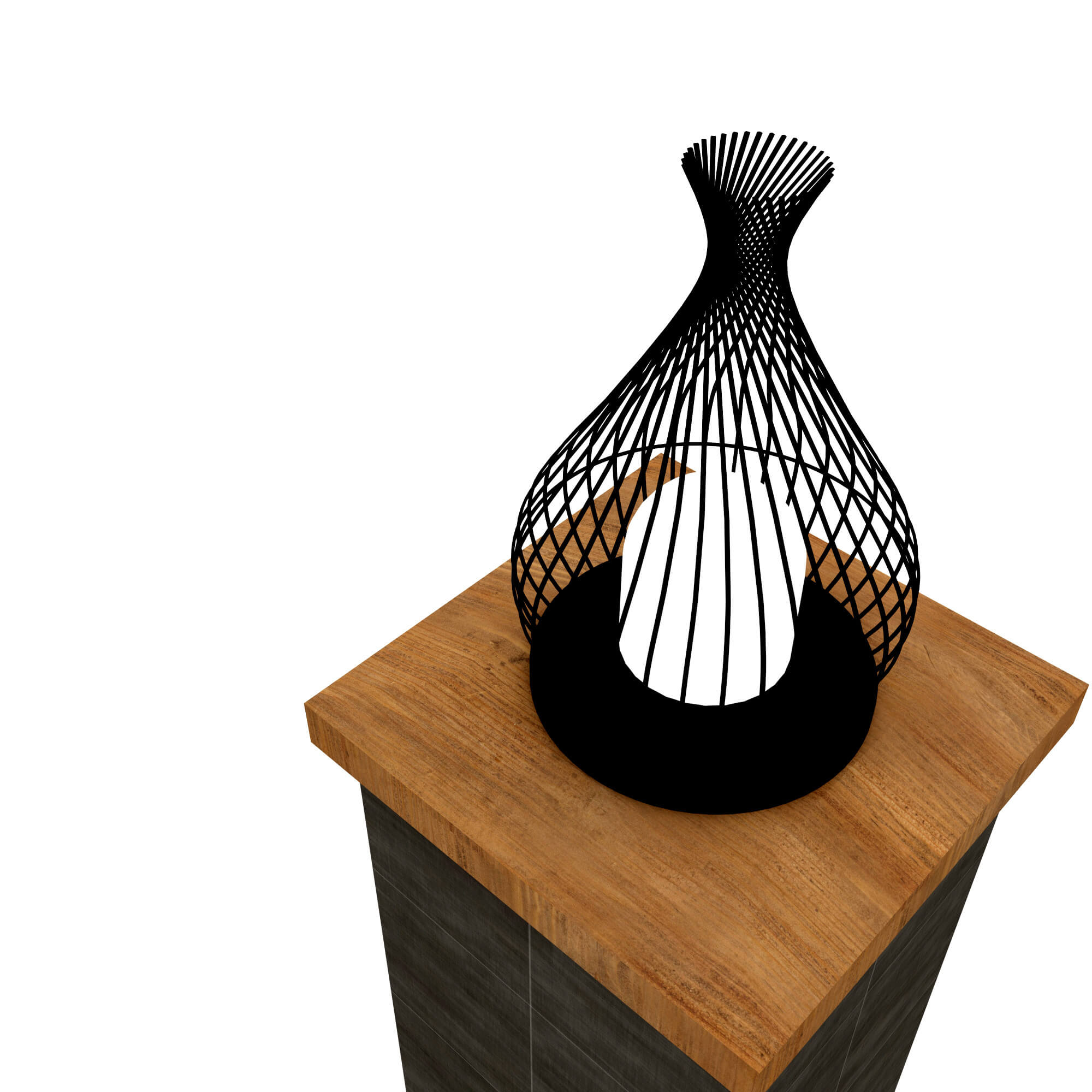 Modern Garden Wall Lighting - 3D Model by nvere