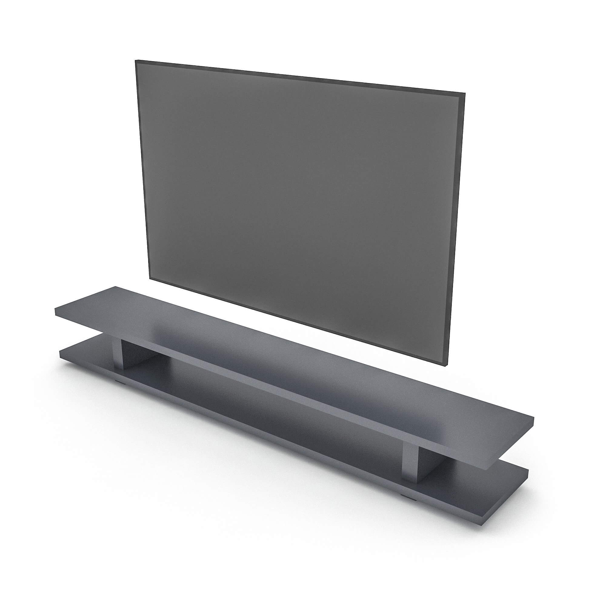Modern TV Unit - 3D Model by nvere
