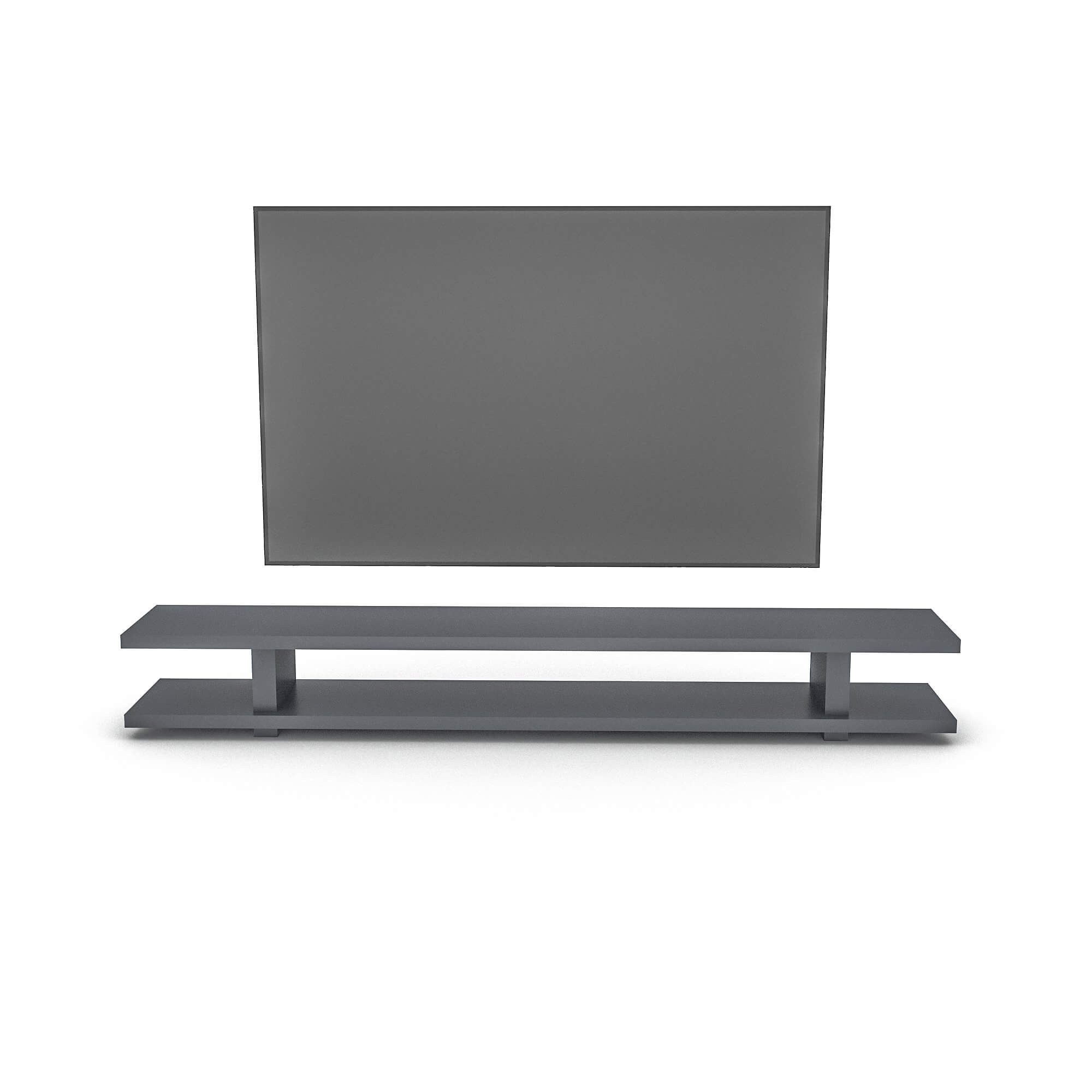 Modern TV Unit - 3D Model by nvere