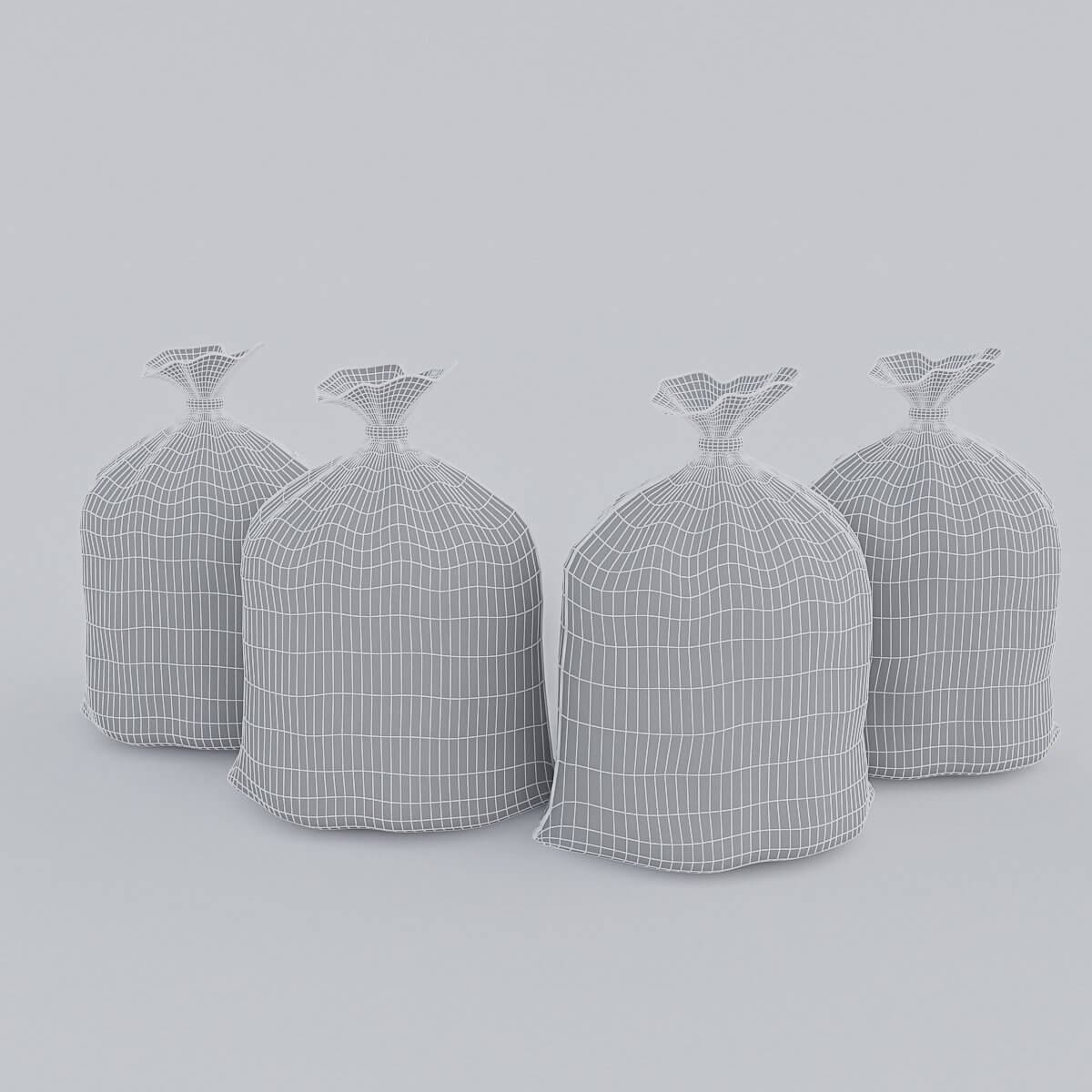 Money Bag - 3D Model by nvere