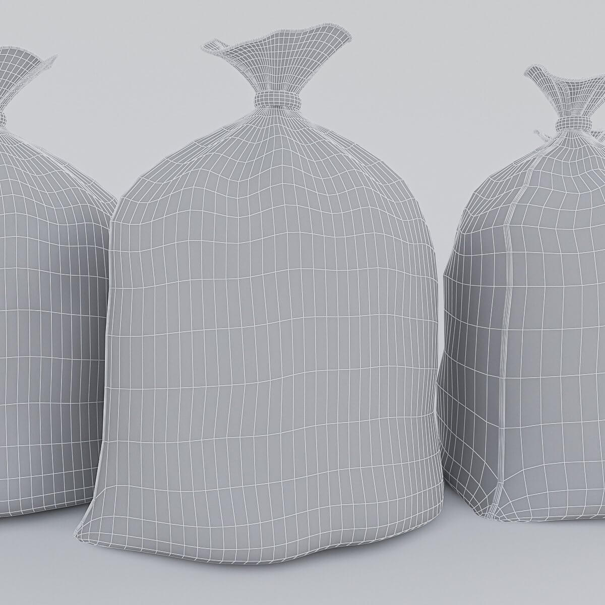 Money Bag - 3D Model by nvere