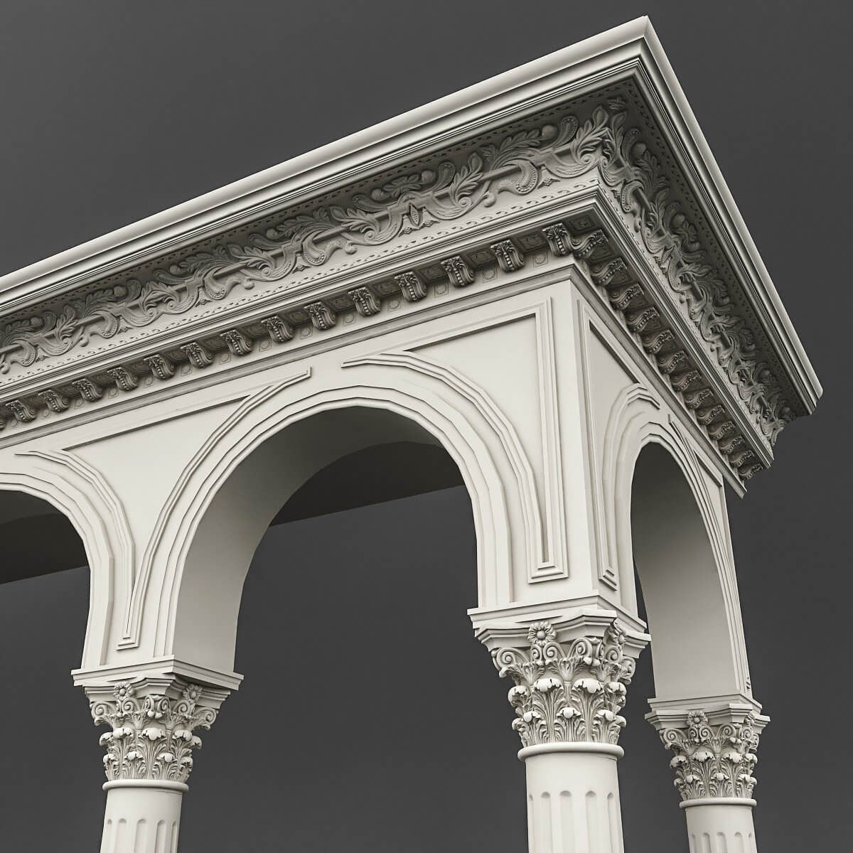 Mosque Entrance 01 - 3D Model by nvere