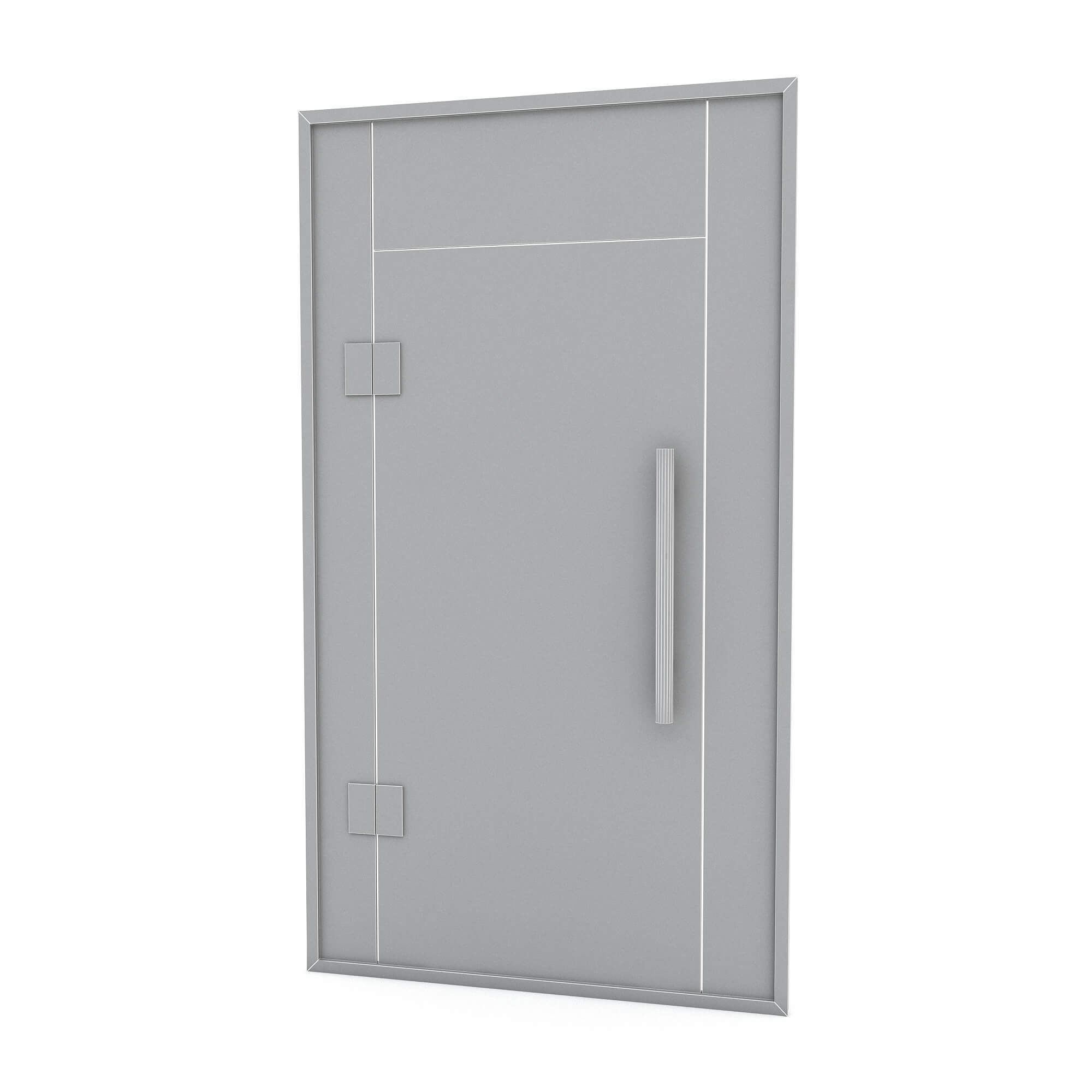 Office Glass Door 02 - 3D Model by nvere