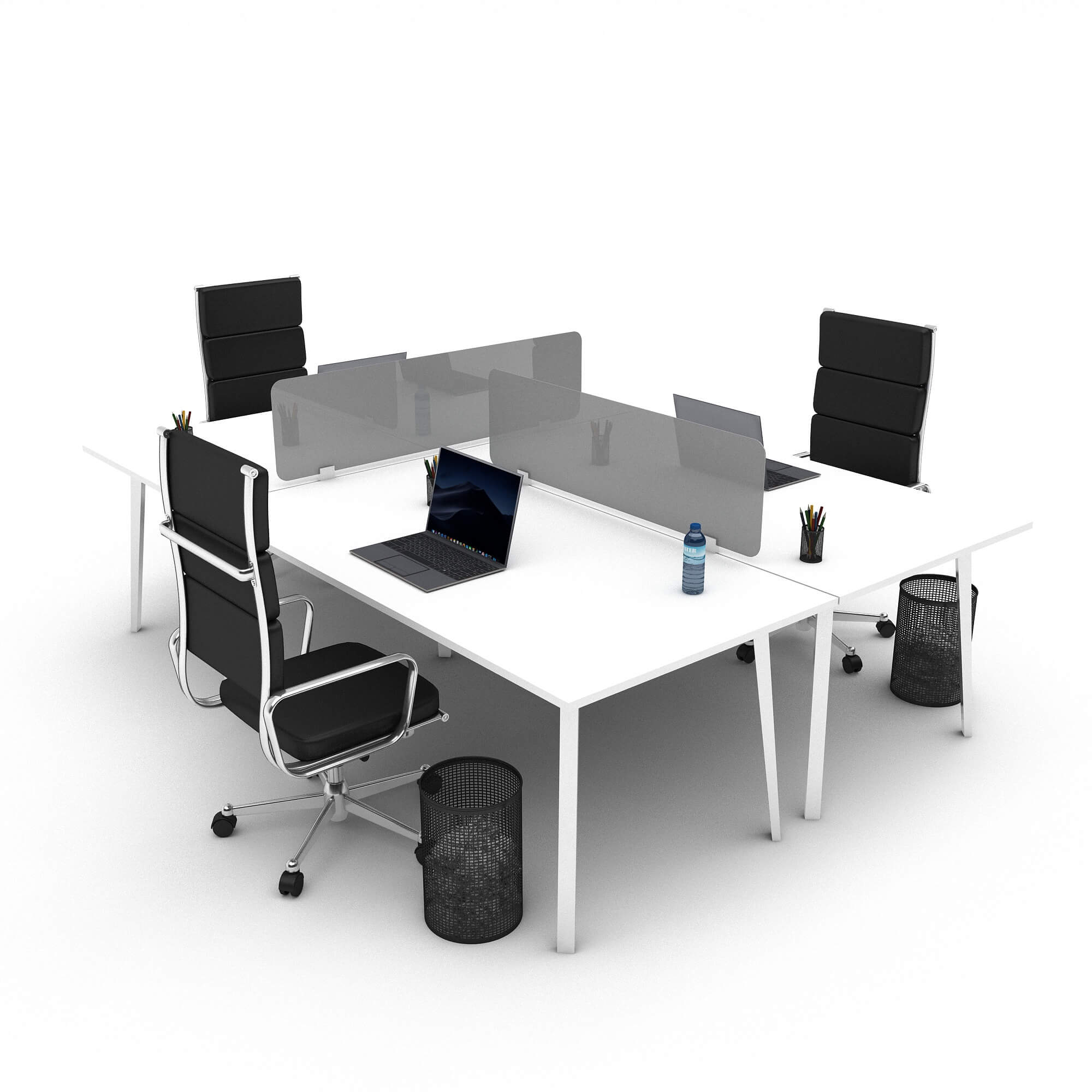 Office Work and Meeting Table 07 - 3D Model by nvere