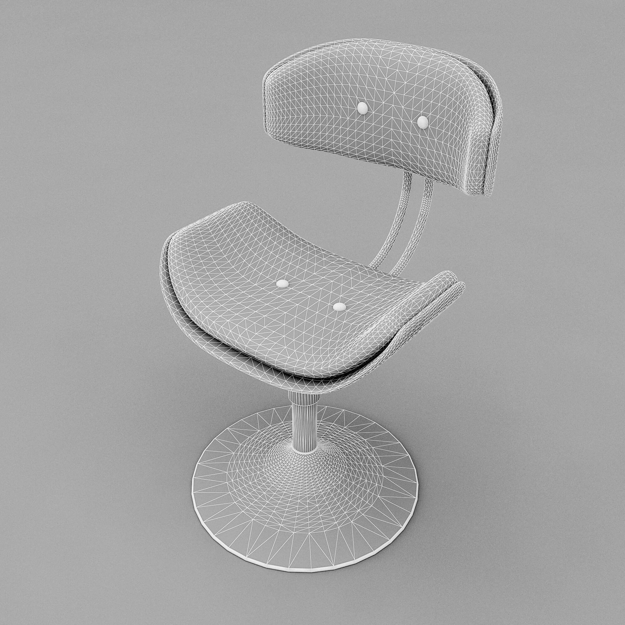 Old Chair - 3D Model by nvere
