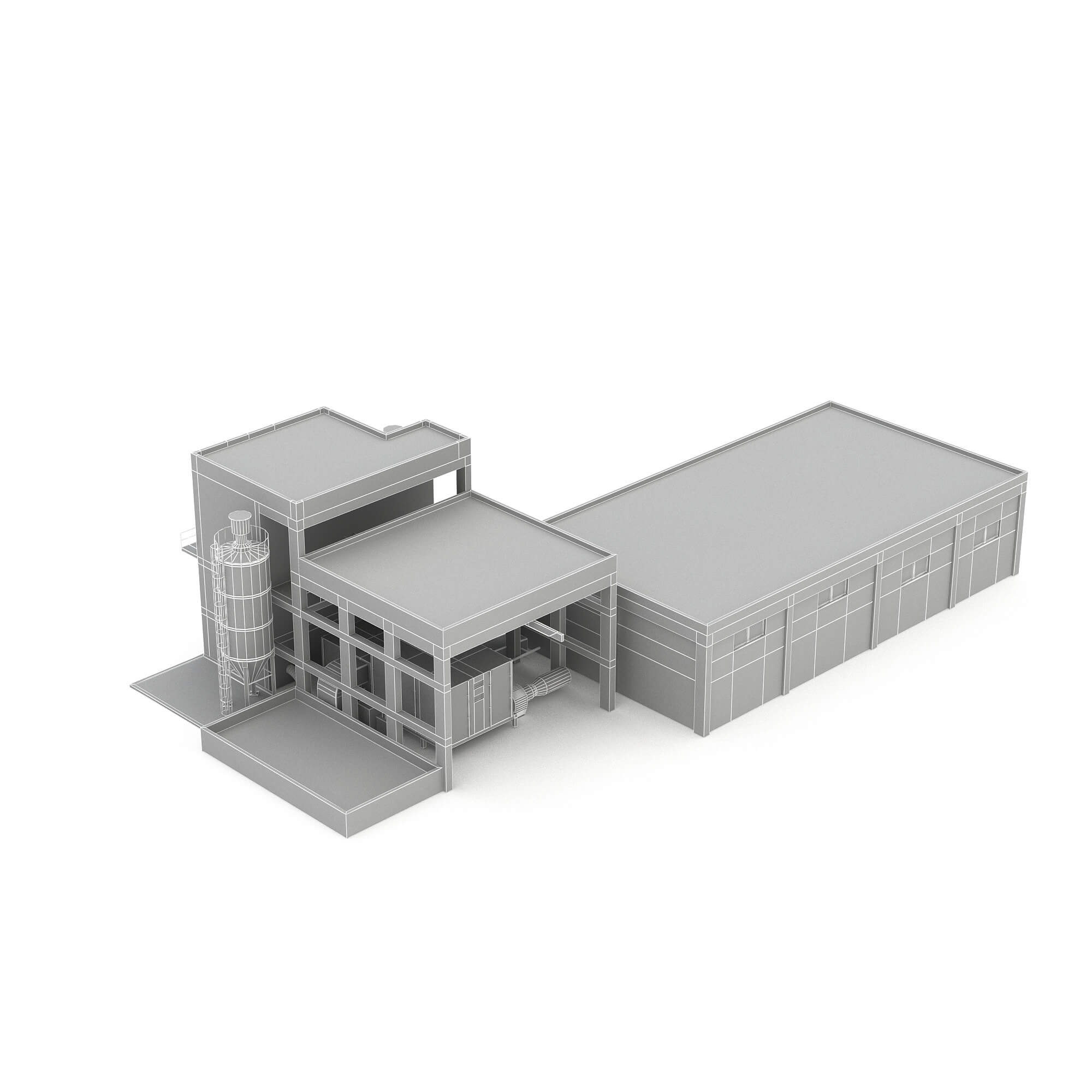 Old Factory - 3D Model by nvere