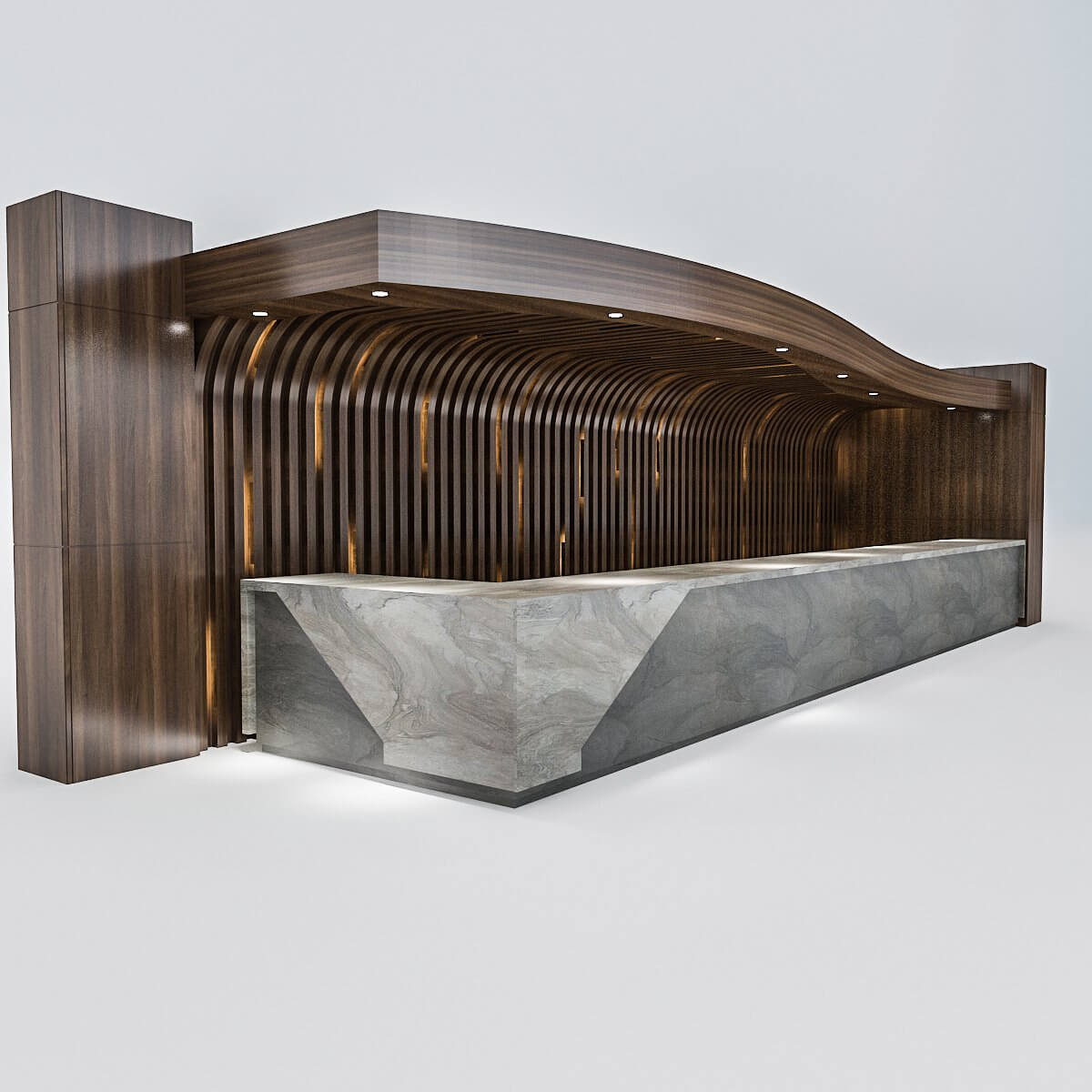 Reception Area - 3D Model by nvere