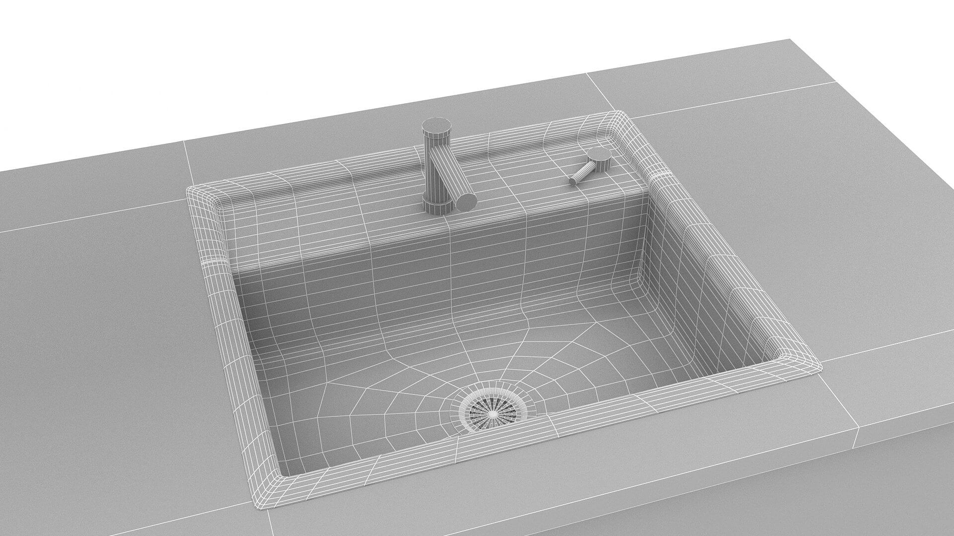 Simple Kitchen - 3D Model by nvere