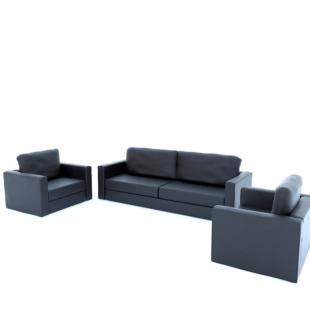 Sofa Set - 3D Model by nvere