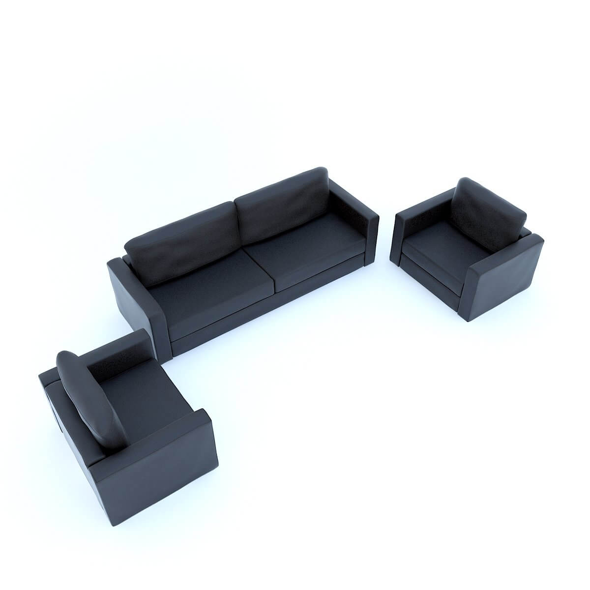 Sofa Set - 3D Model by nvere