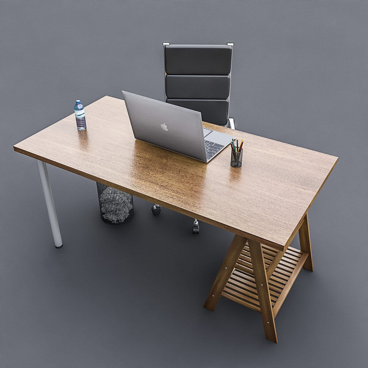 Study Desk - 3D Model by nvere