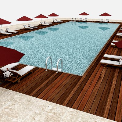 Swimming Pool - 3D Model by nvere