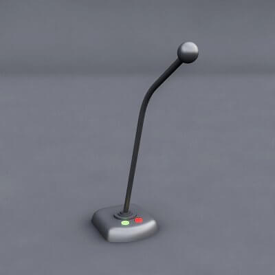 Table Microphone - 3D Model by nvere