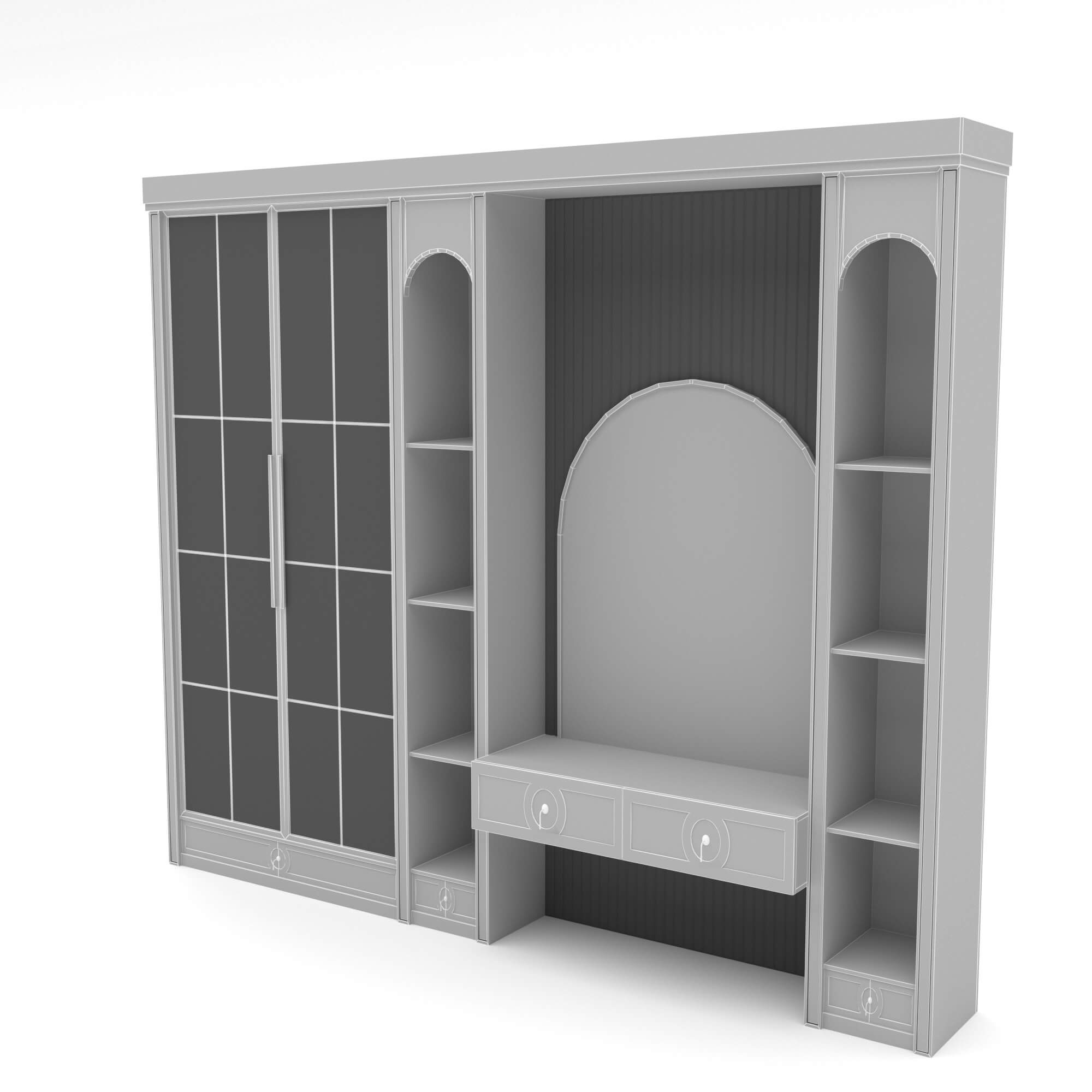 The Classic Vanity and Cabinet - 3D Model by nvere