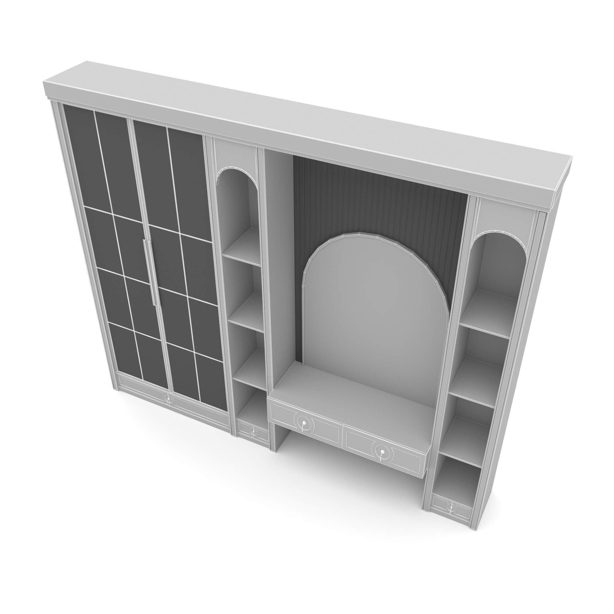 The Classic Vanity and Cabinet - 3D Model by nvere