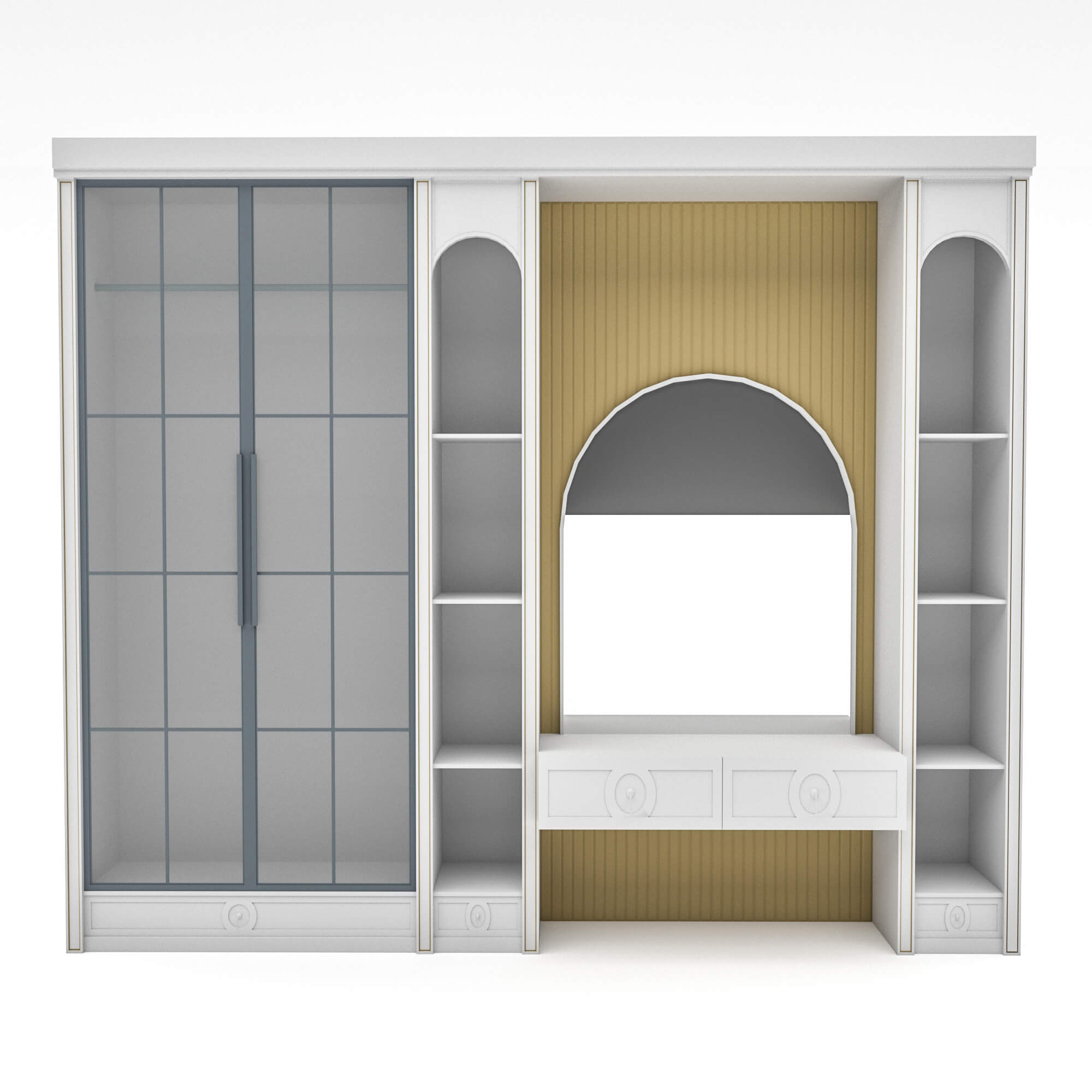 The Classic Vanity and Cabinet - 3D Model by nvere