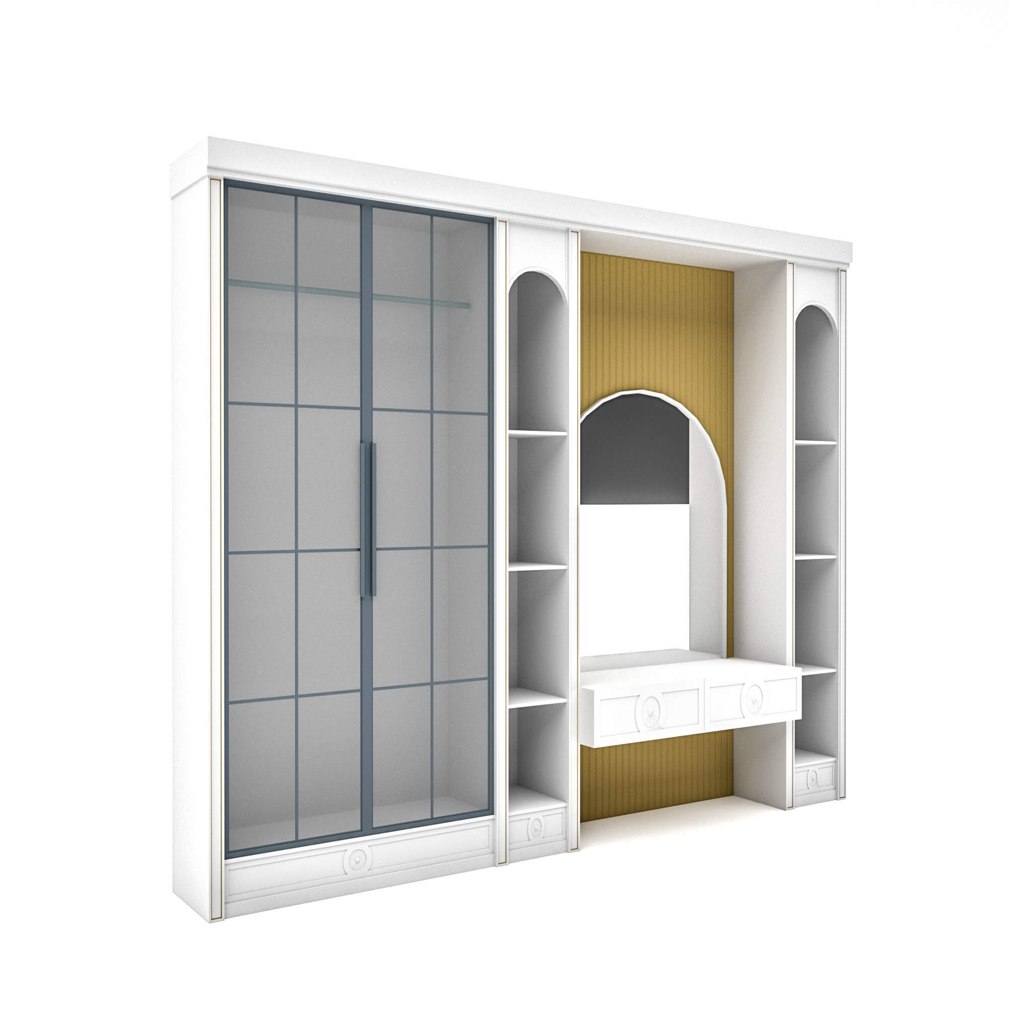 The Classic Vanity and Cabinet - 3D Model by nvere
