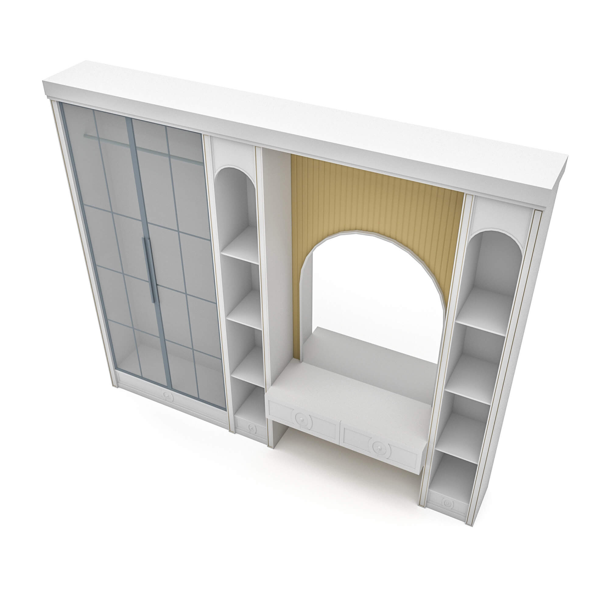 The Classic Vanity and Cabinet - 3D Model by nvere