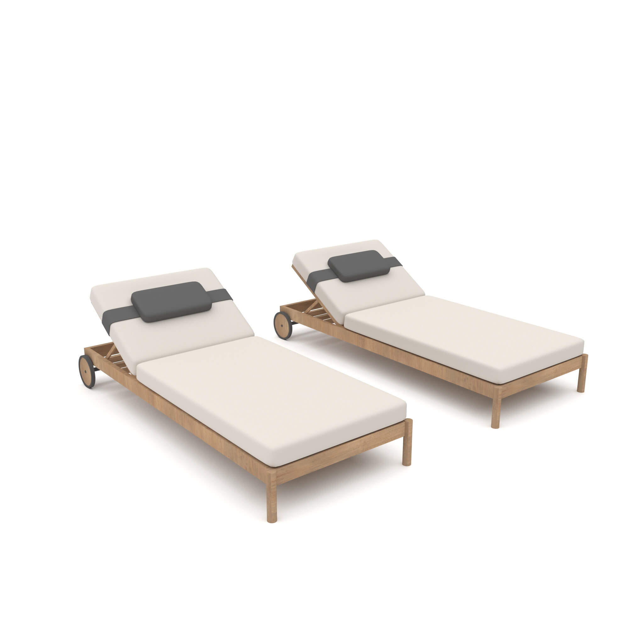 Modern Chaise Lounge Chair - 3D Model by nvere
