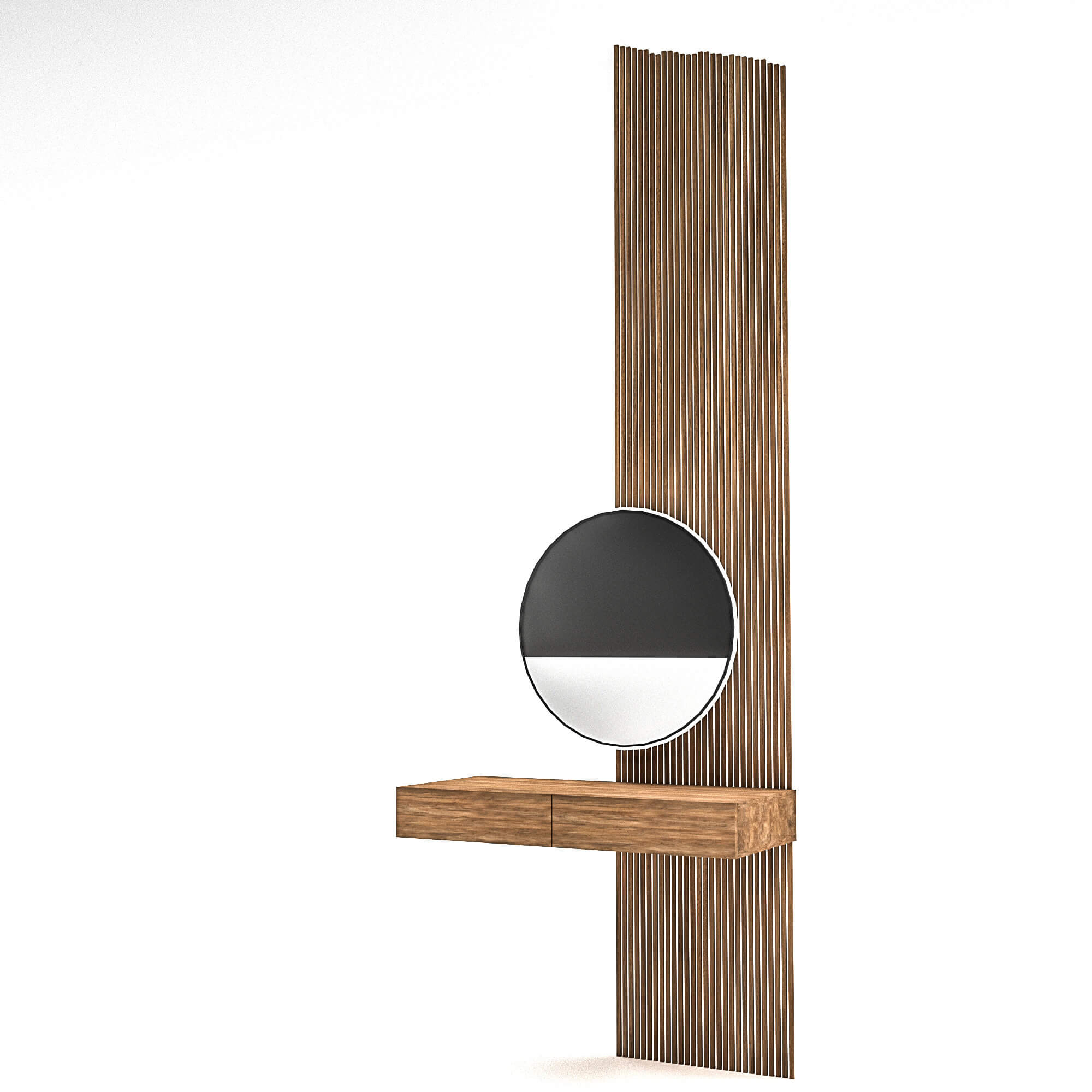 The Modern Decorative Bathroom Mirror and Sink Low Poly 3D M by nvere