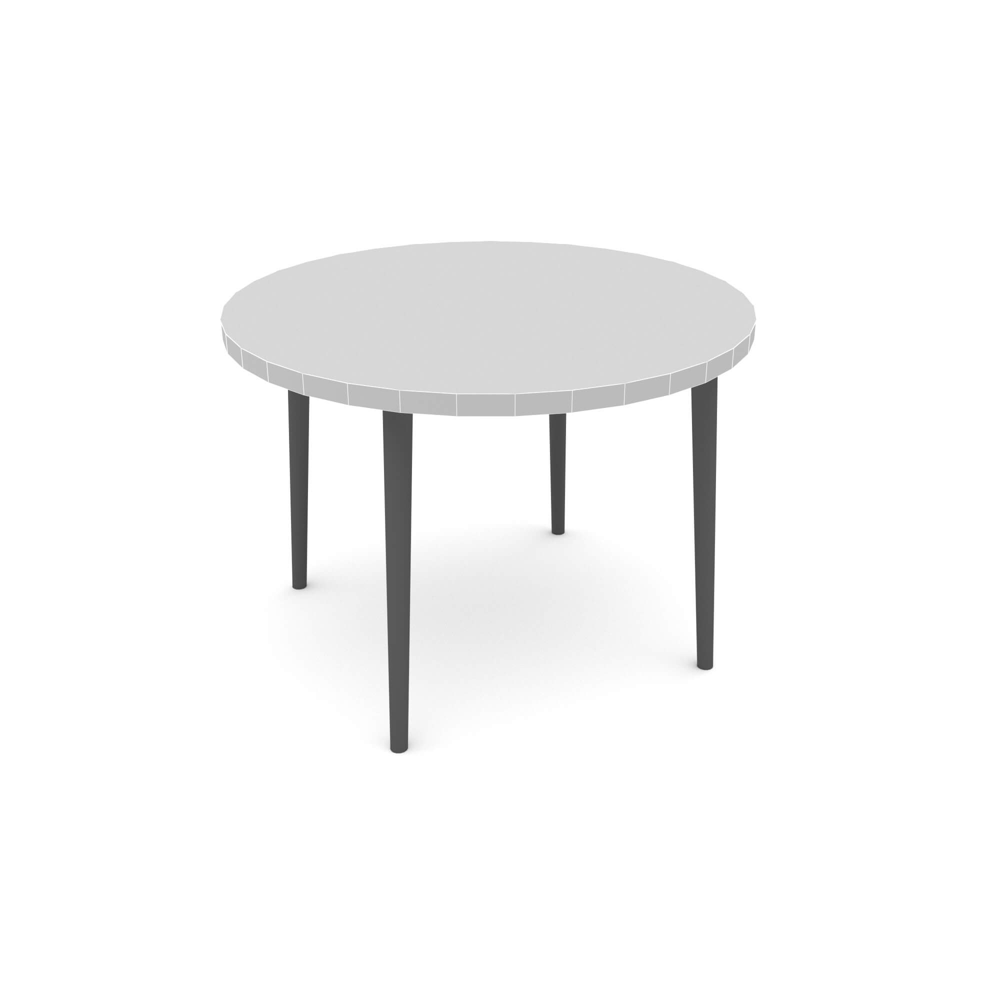 The Modern Office Coffee Table Low Poly 3D Model by nvere