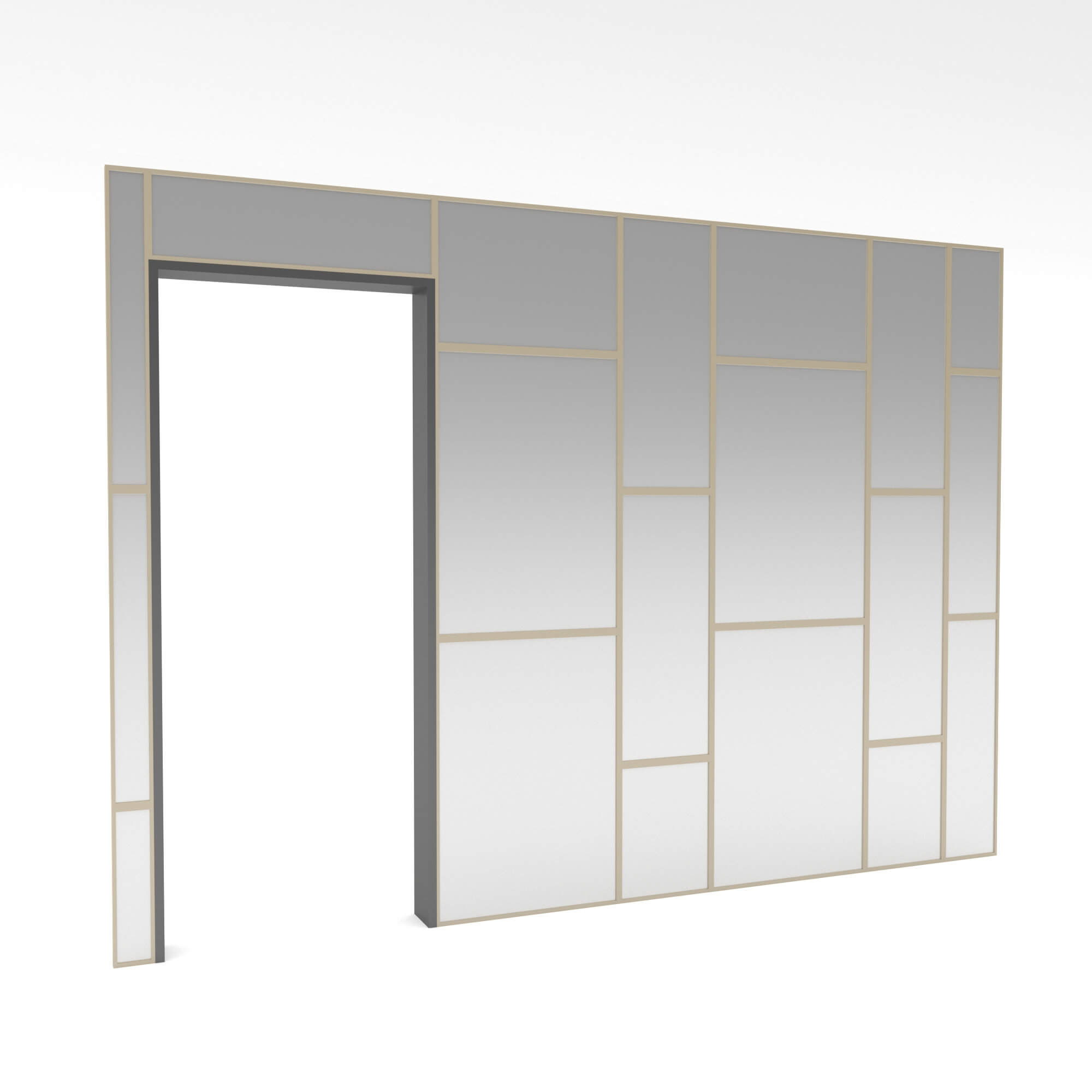 The Modern Office Wall - 3D Model by nvere