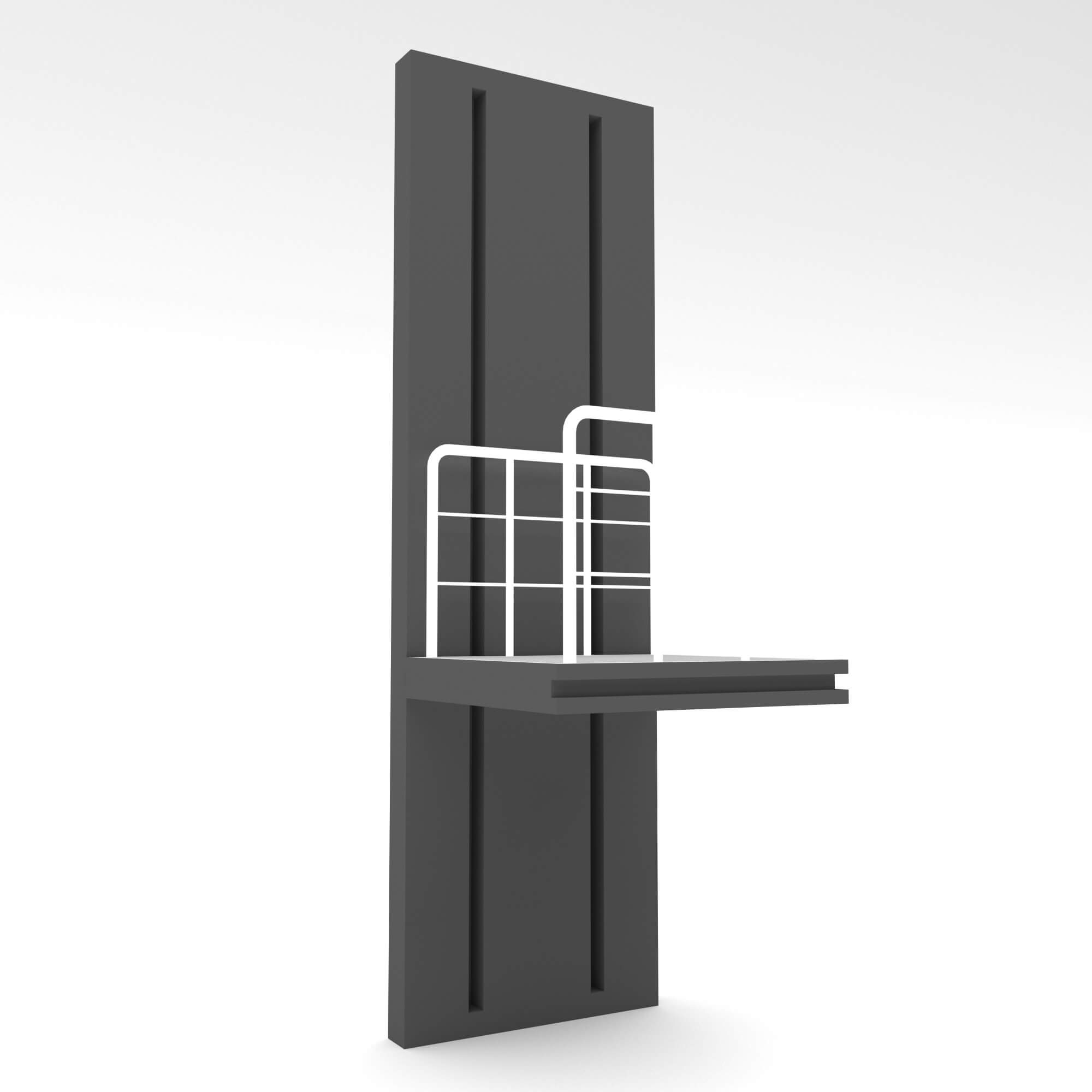 The Open Elevator - 3D Model by nvere