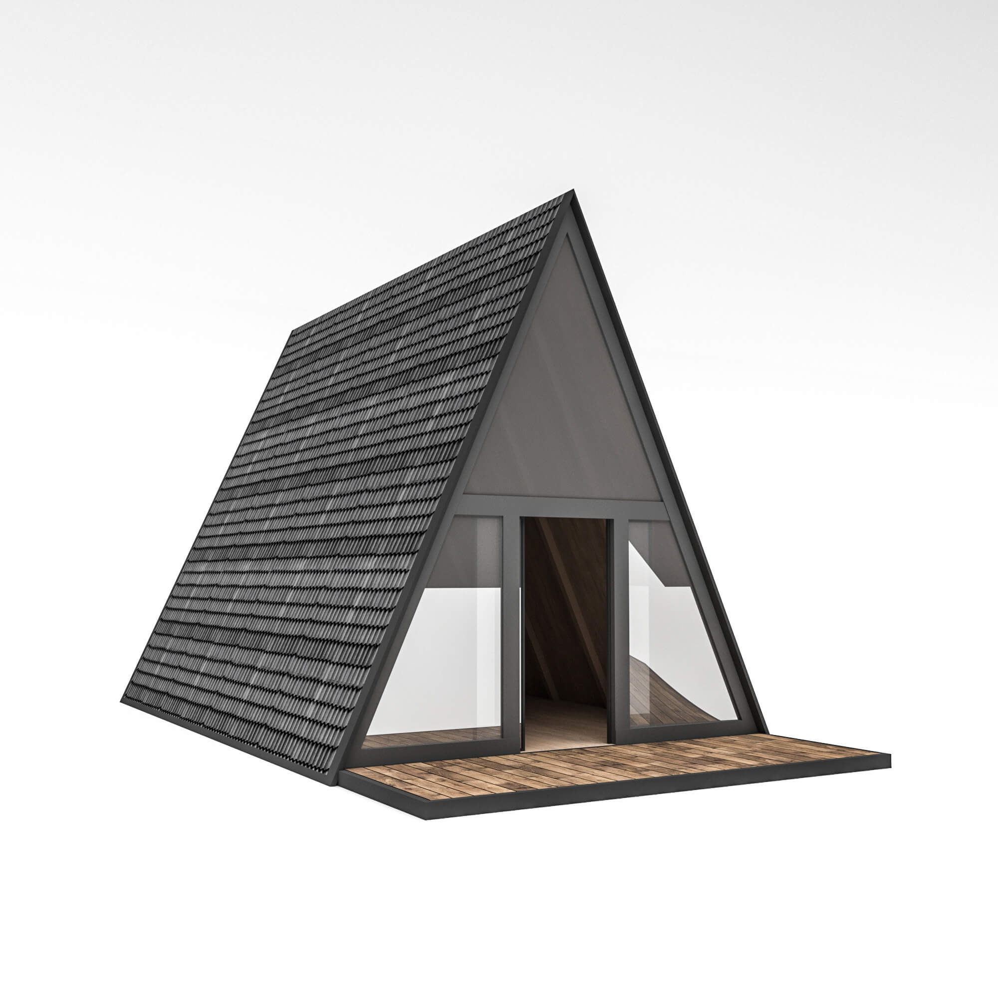 Tiny House and Bungalow 02 - 3D Model by nvere