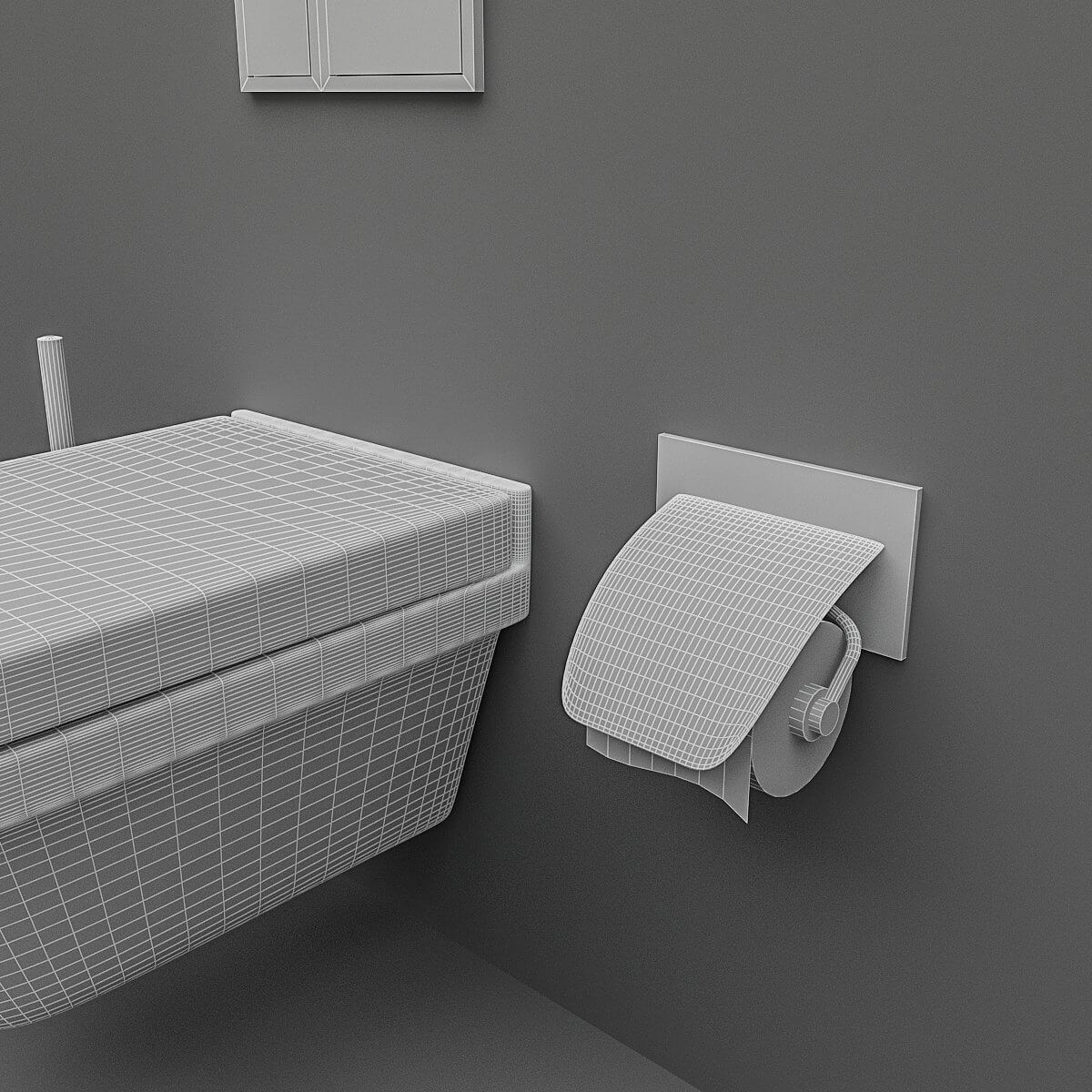 Toilet Set - 3D Model by nvere