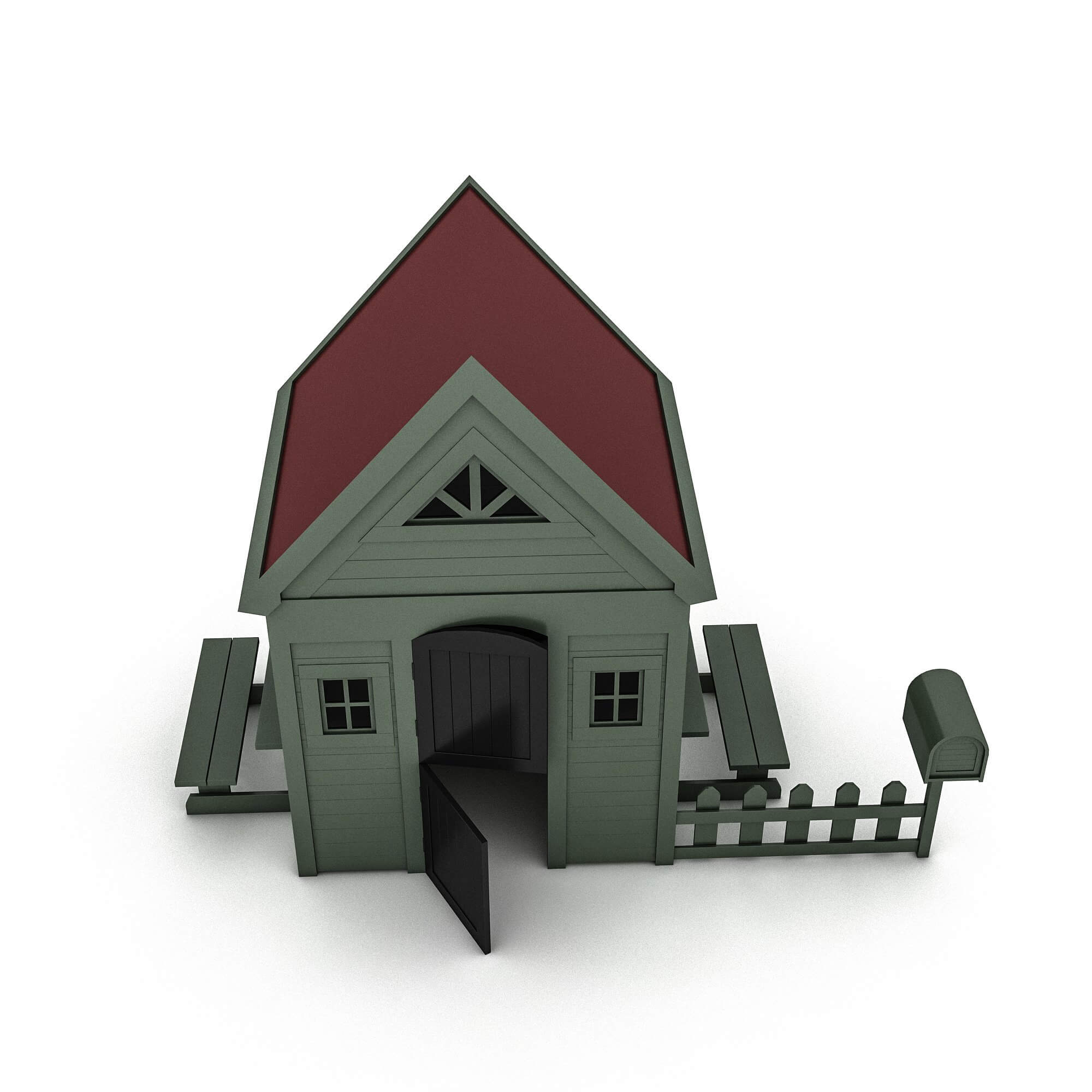 Toy Garden House - 3D Model by nvere