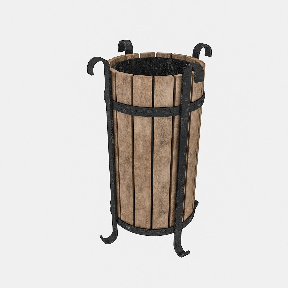 Trash Can 02 - Free 3D Model by nvere