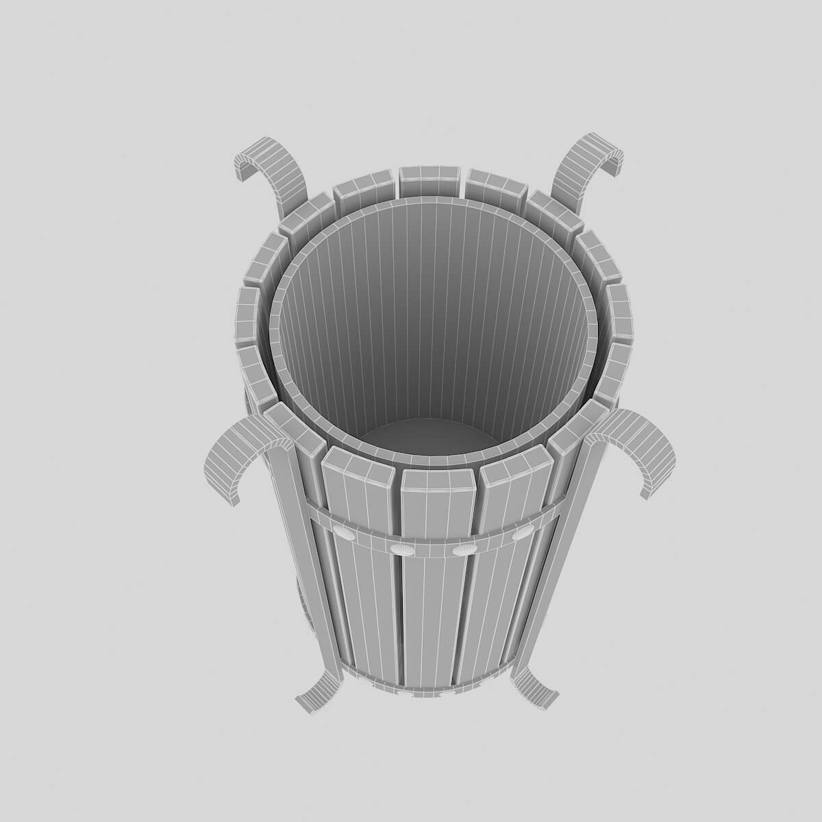 Trash Can 02 - Free 3D Model by nvere