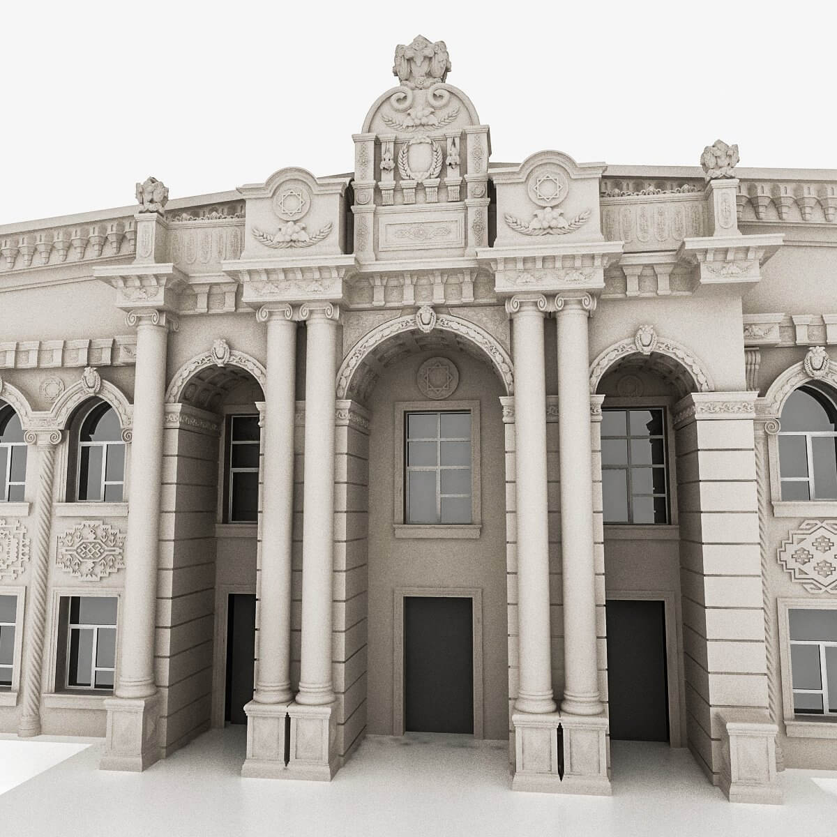 University Building - 3D Model by nvere