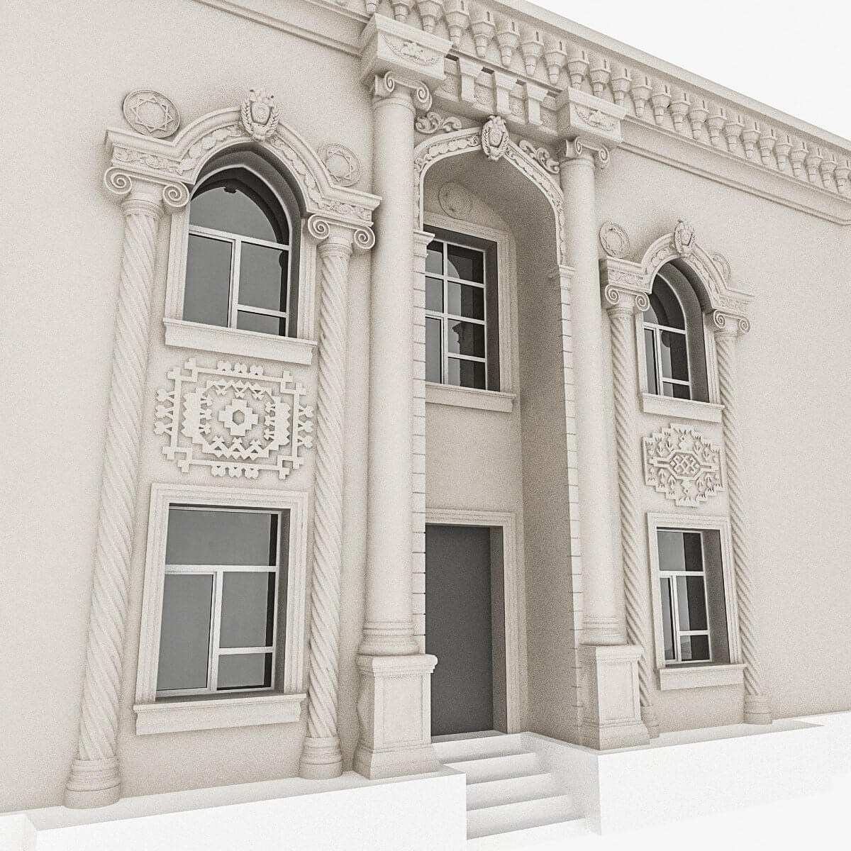 University Building - 3D Model by nvere