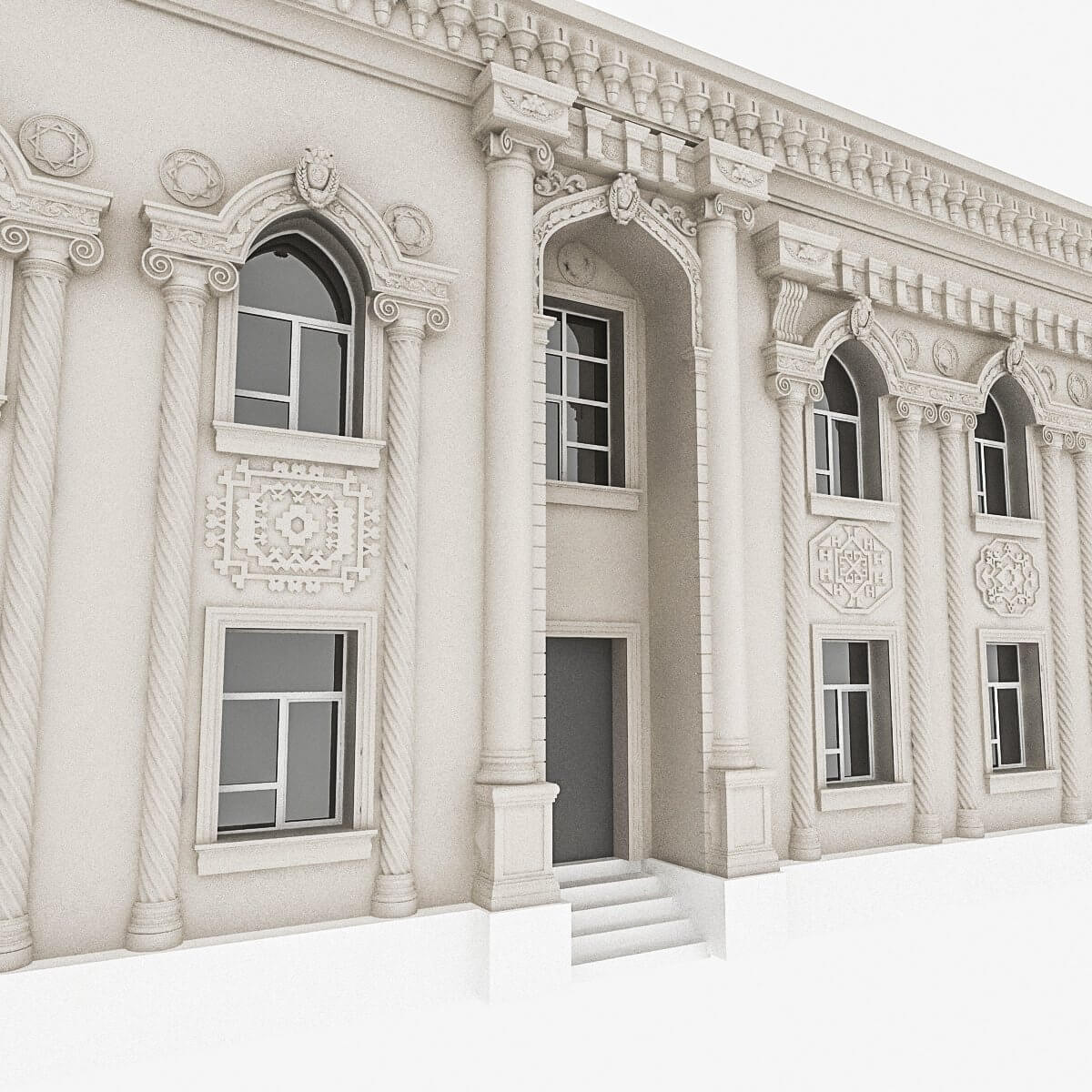 University Building - 3D Model by nvere