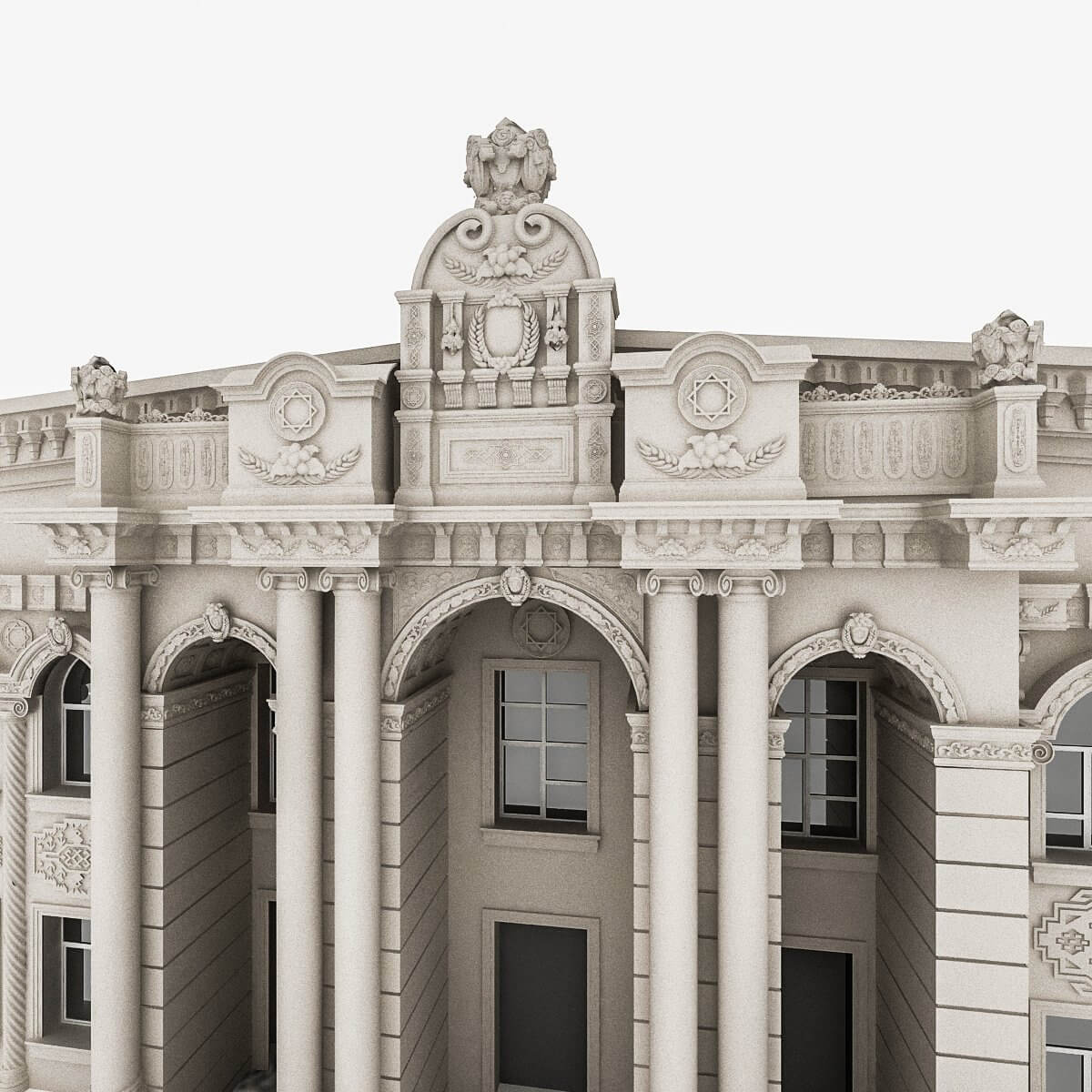 University Building - 3D Model by nvere