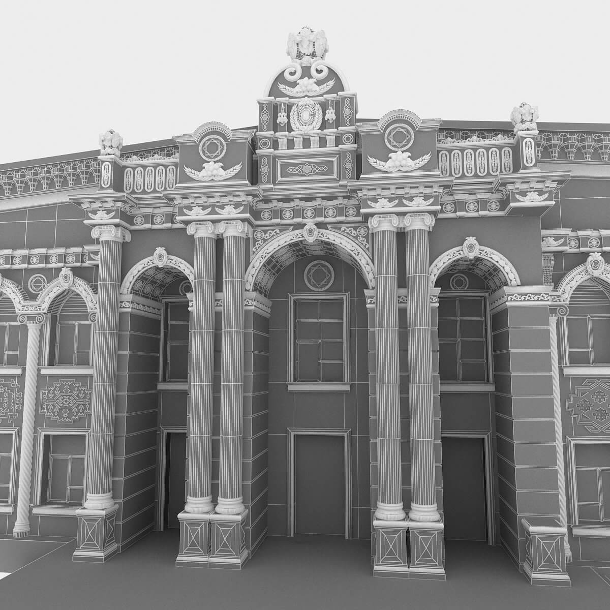 University Building - 3D Model by nvere