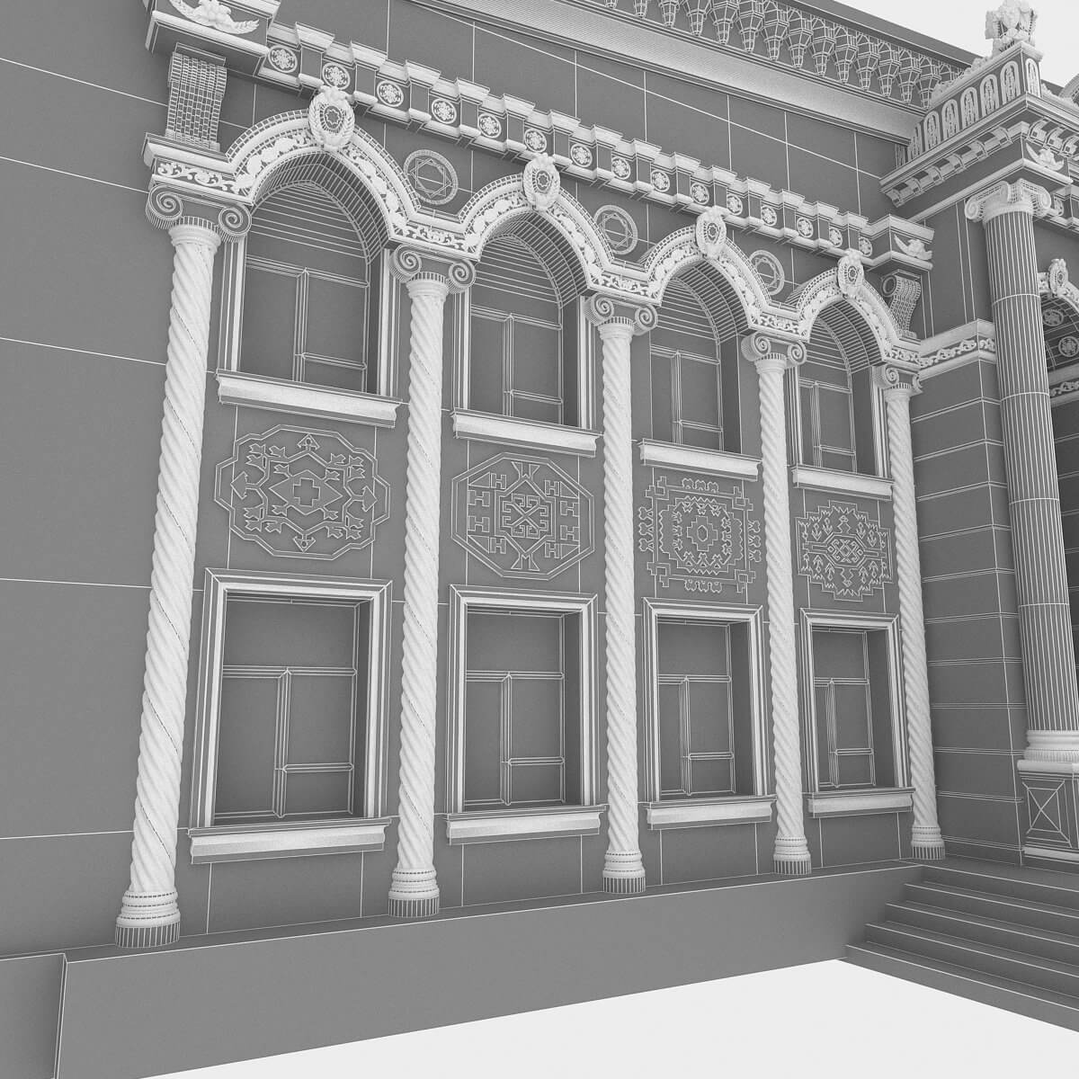 University Building - 3D Model by nvere