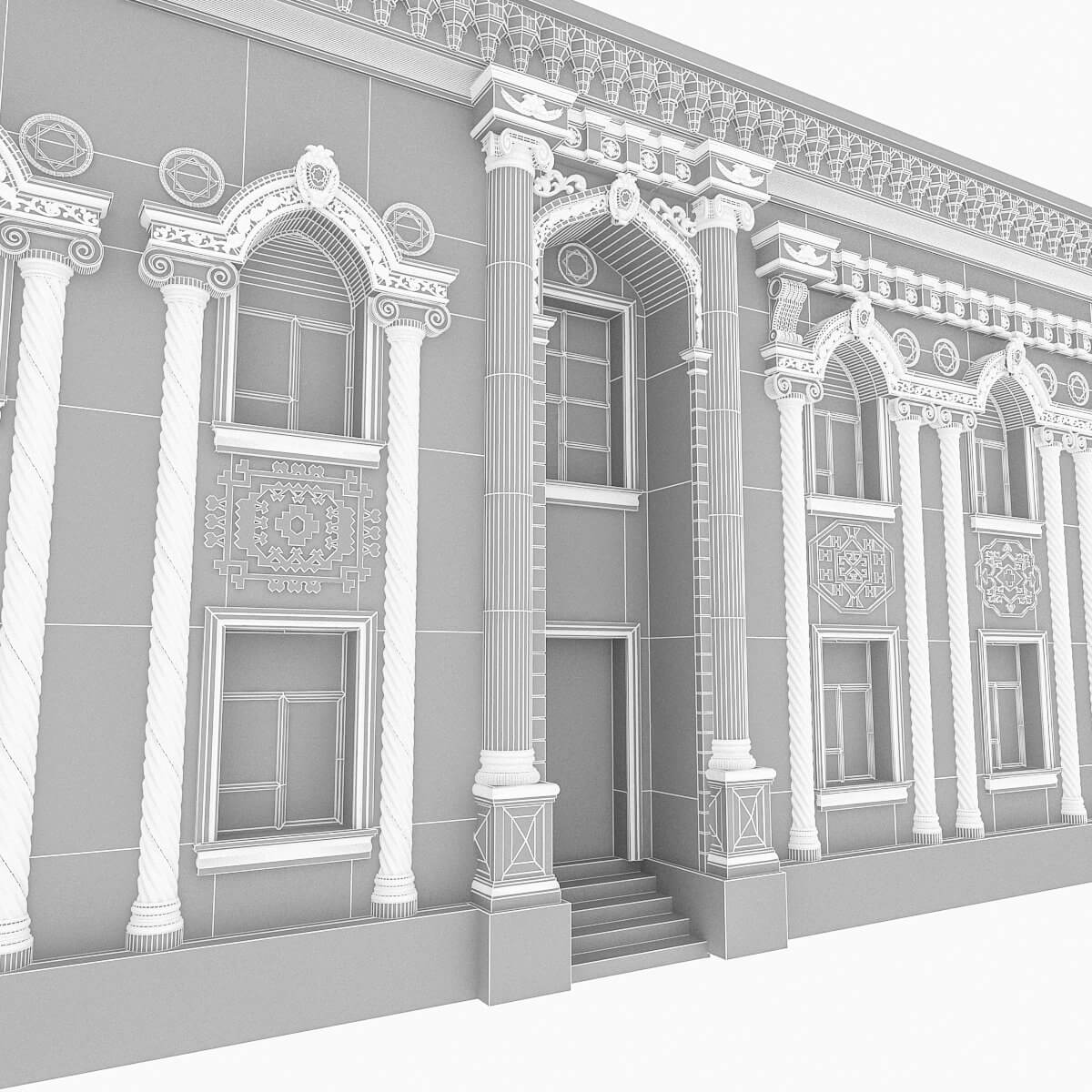 University Building - 3D Model by nvere
