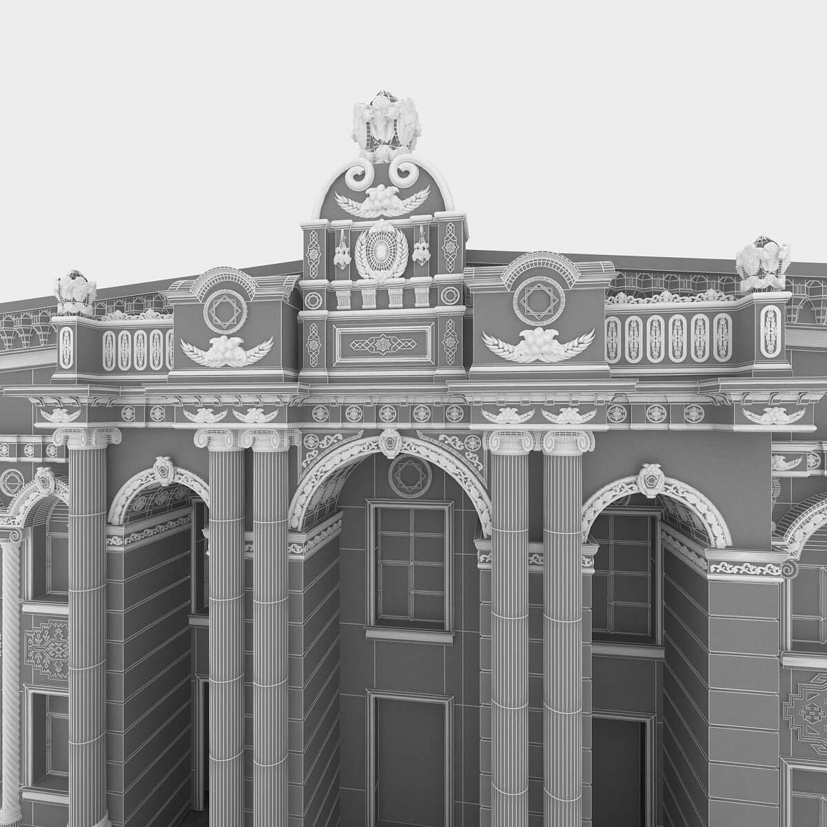 University Building - 3D Model by nvere