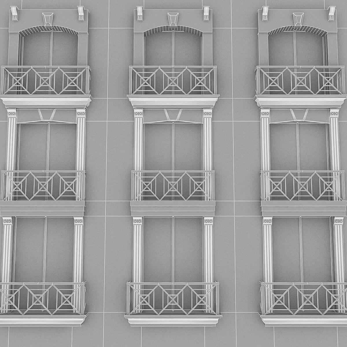 Window Frame 01 - 3D Model by nvere