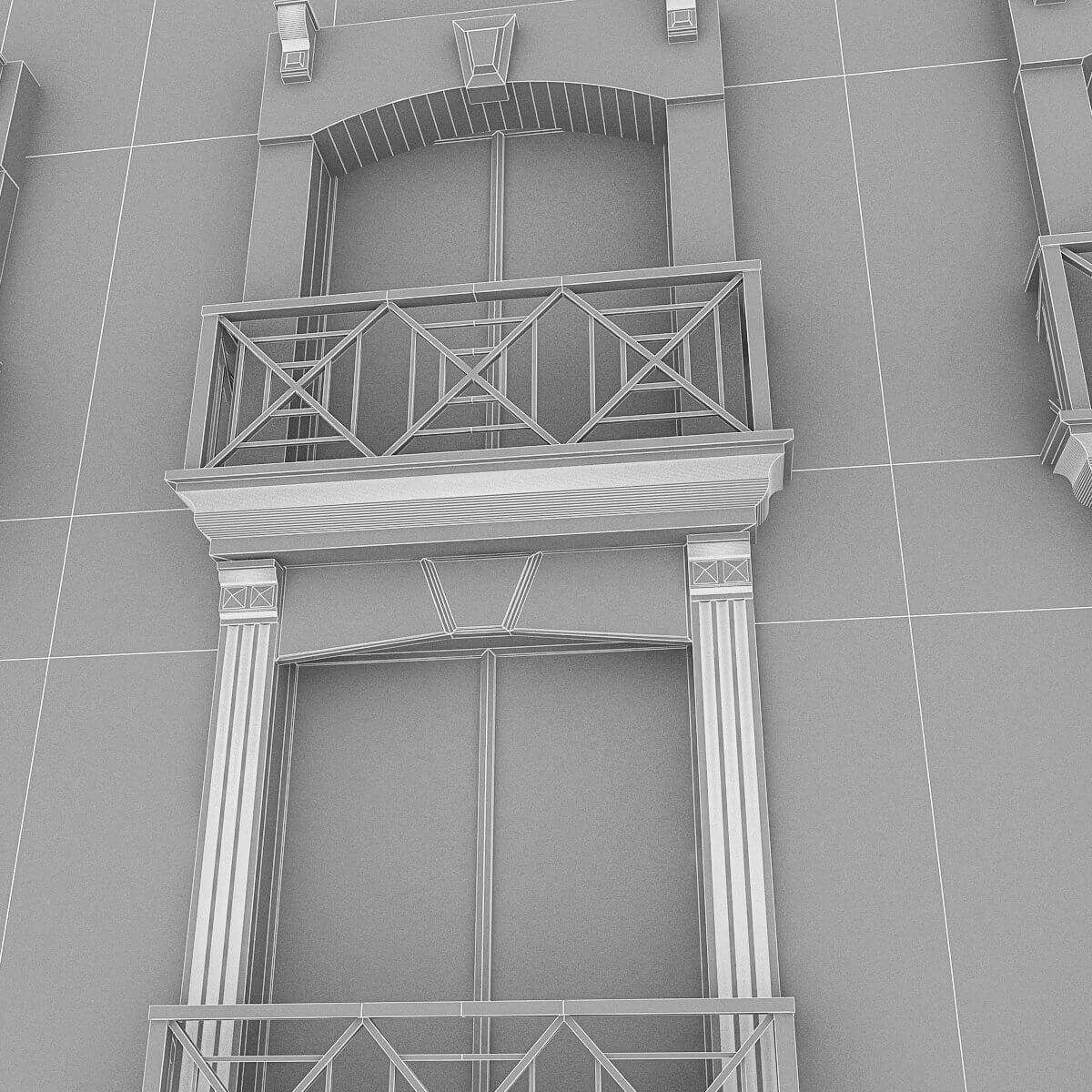 Window Frame 01 - 3D Model by nvere