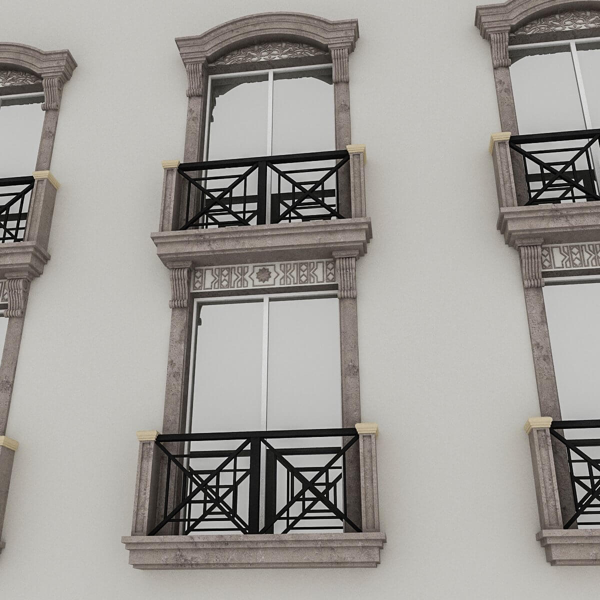 Window Frame 04 - 3D Model by nvere