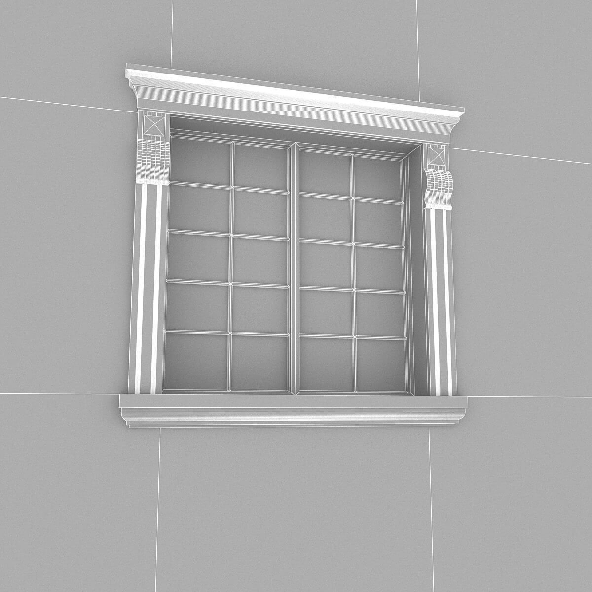 Window Frame 07 - 3D Model by nvere